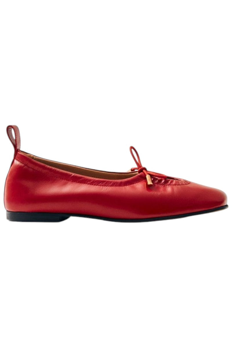 ALOHAS - Sko - Rosalind Leather Ballet Flats - Red - Villoid
