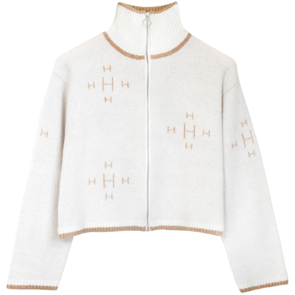 HÉST - Gensere - Iben Zip Jacket - Creme - Villoid