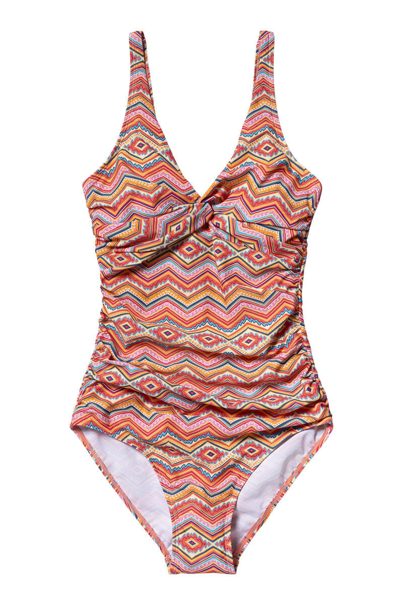 Panos Emporio - Badetøy - Zigzag Simi Swimsuit - Multi - Villoid