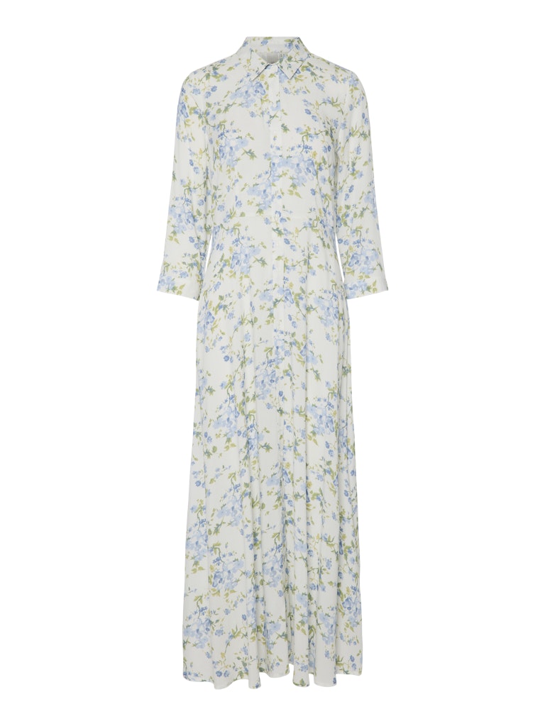 Y.A.S - Kjoler - Yassavanna Long Shirt Dress S. - Star White - Villoid