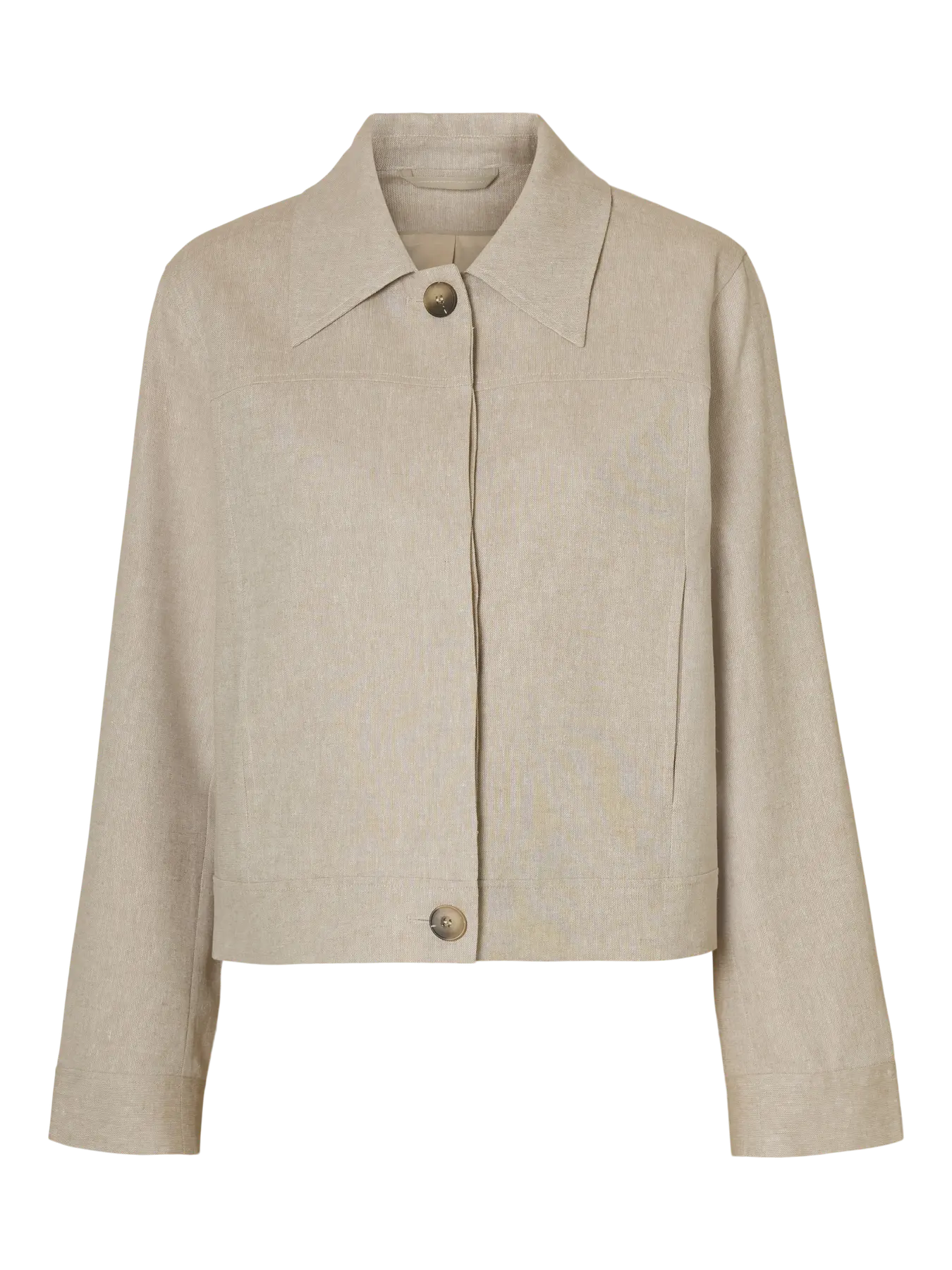 Selected Femme - Jakker - Jada Sun Short Jacket - Nomad Melange - Villoid