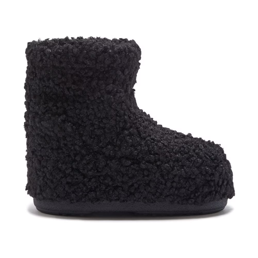 Icon Low Nolace Faux Astrakan - Black – VILLOID