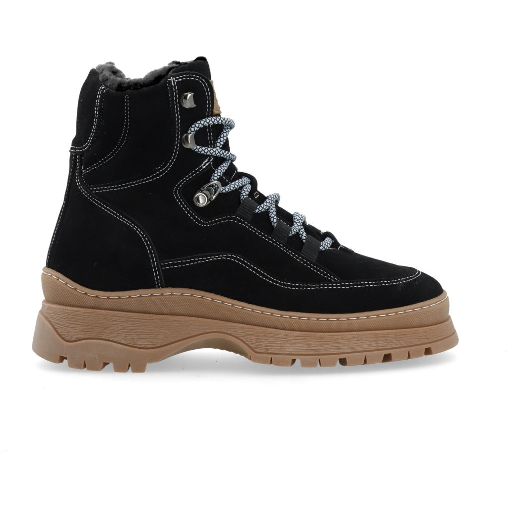 Läst - Sko - Downhill Leather/Suede - Black/Warm Lining - Villoid