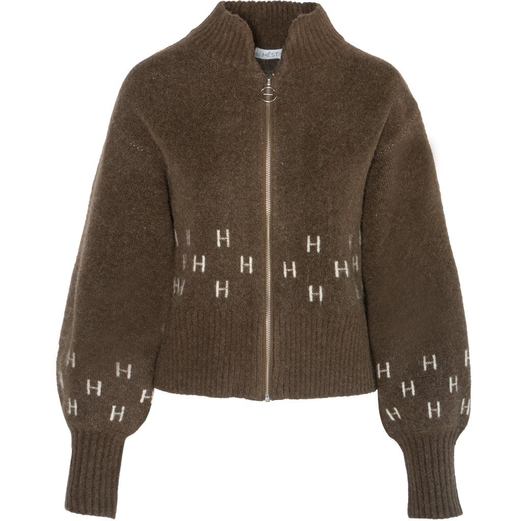 HÉST - Jakker - Märtha Short Jacket - Dark Earth - Villoid