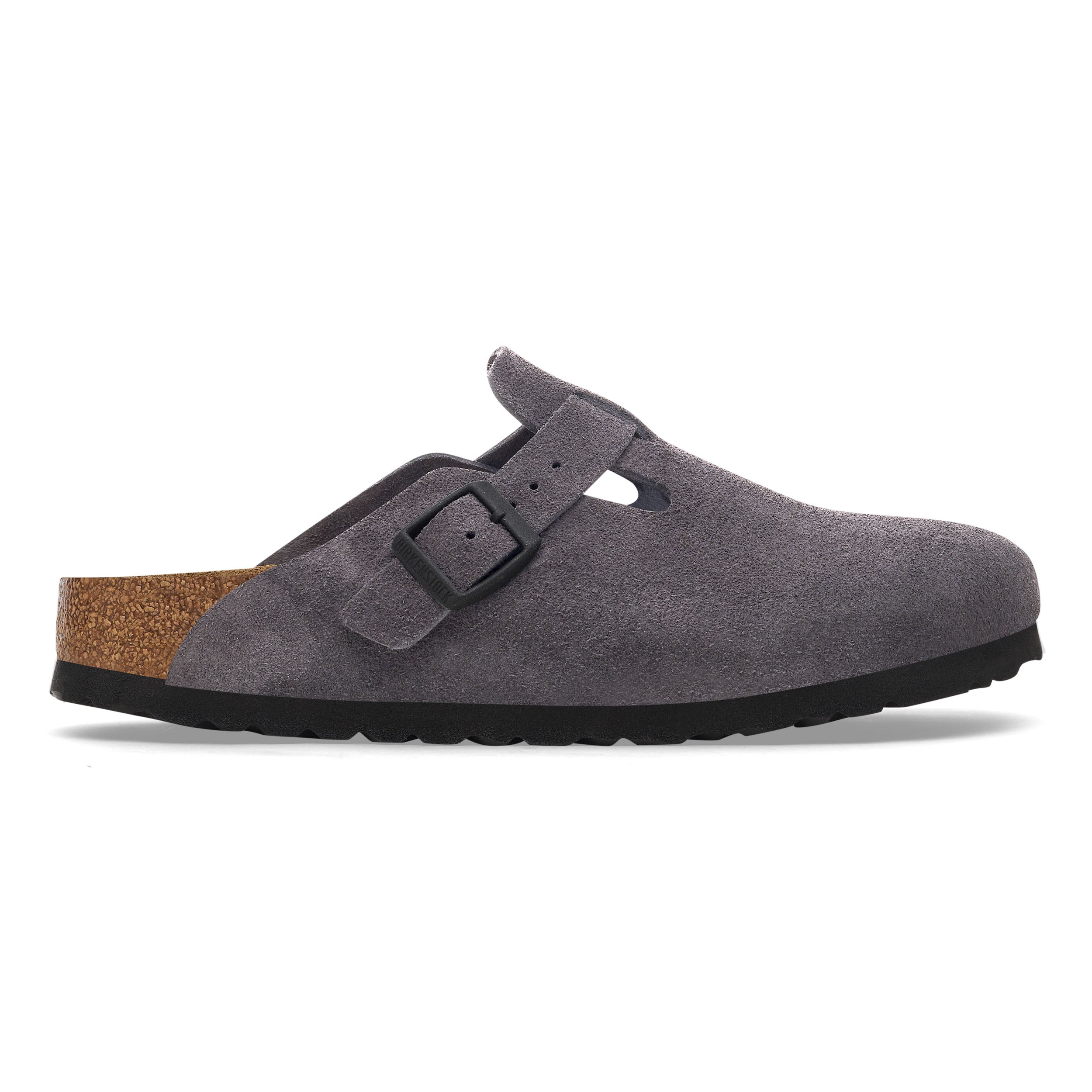 Birkenstock - Sko - Boston Suede Leather Narrow - Velvet Grey - Villoid