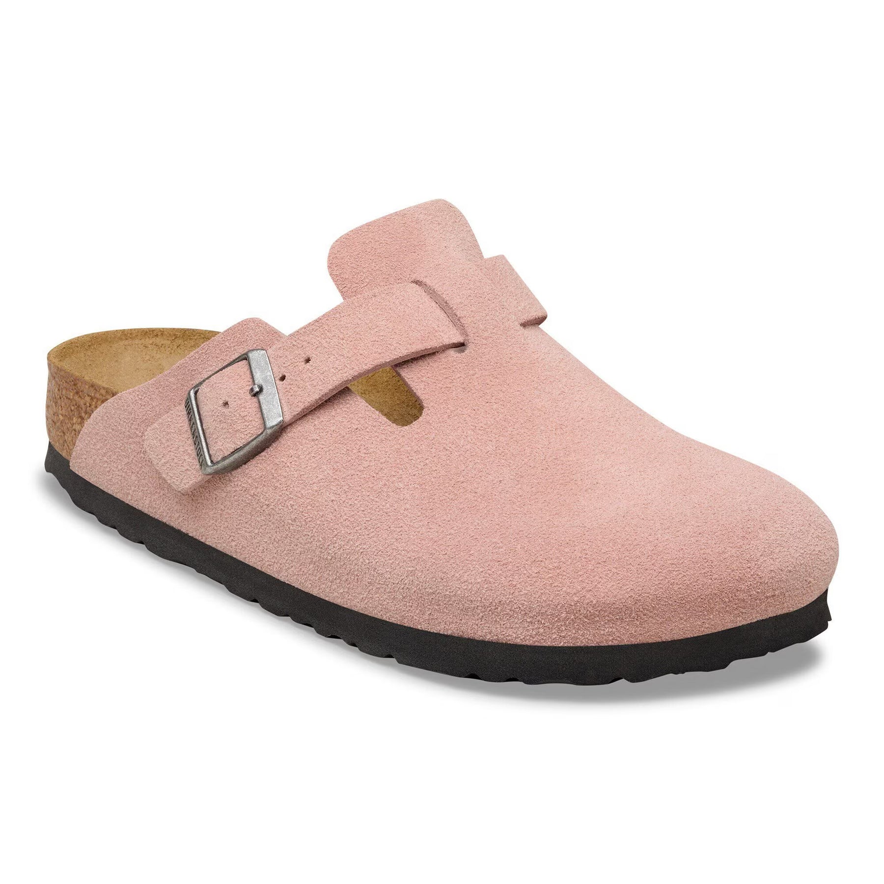 Birkenstock - Sko - Boston Suede Leather Narrow - Pink Clay - Villoid