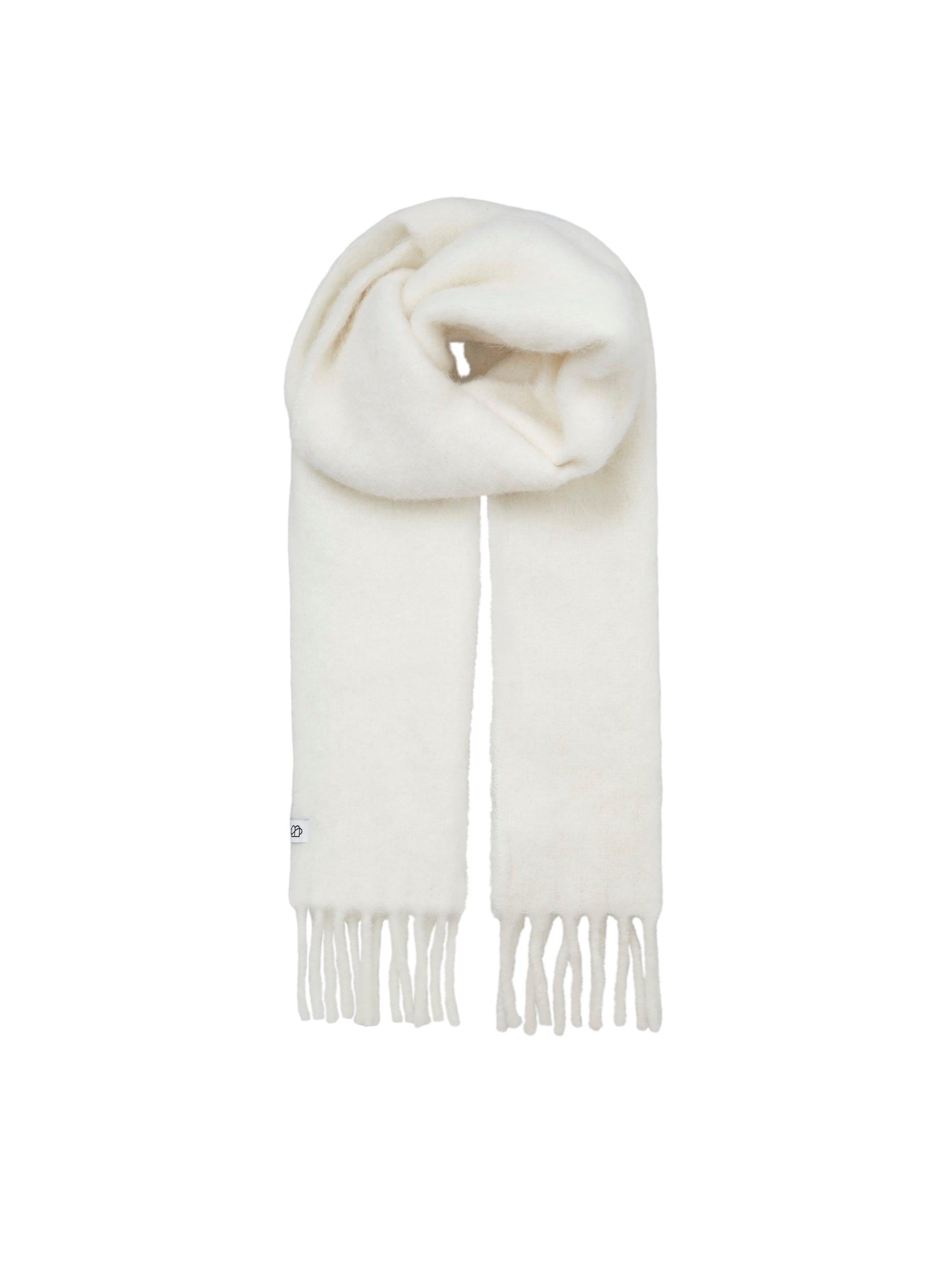 Becksöndergaard - Tilbehør - Solid Yuta Scarf - Pebble Beige - Villoid