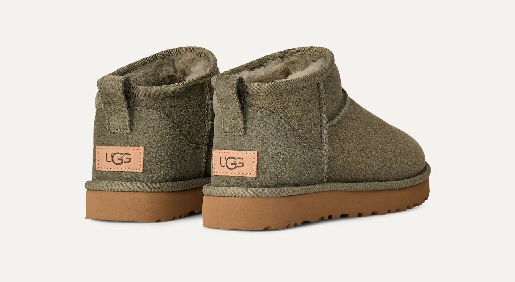 Ugg - Sko - W Classic Ultra Mini - Moss Green/Amphora - Villoid