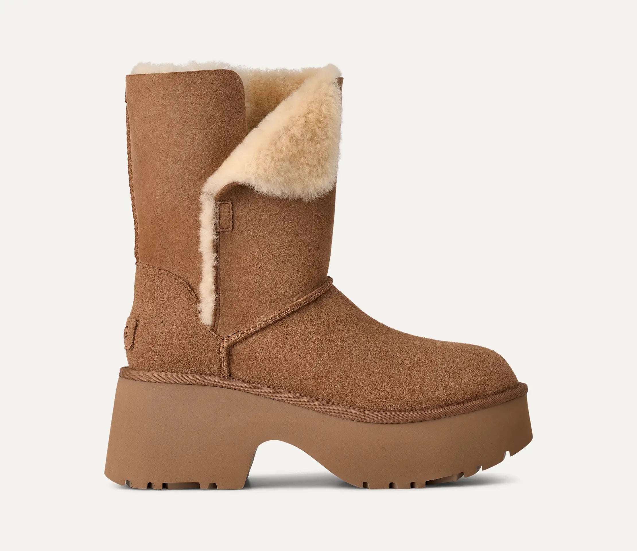 Ugg - Sko - W New Heights Cuff - Chestnut - Villoid
