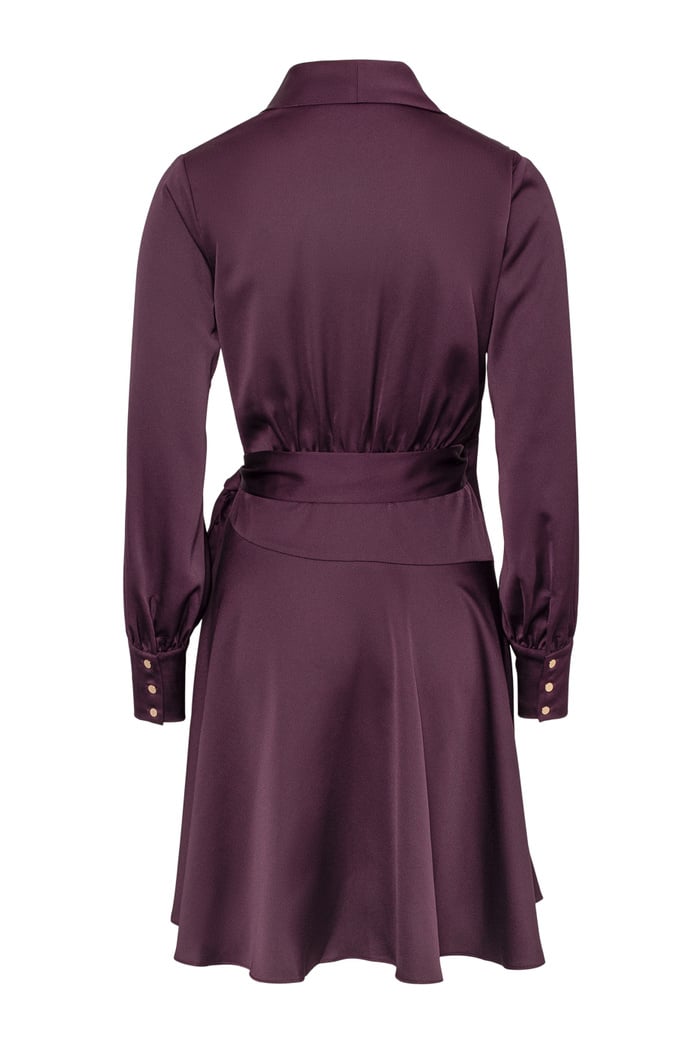 Love Lolina - Kjoler - Iza Mini Dress - Burgundy - Villoid