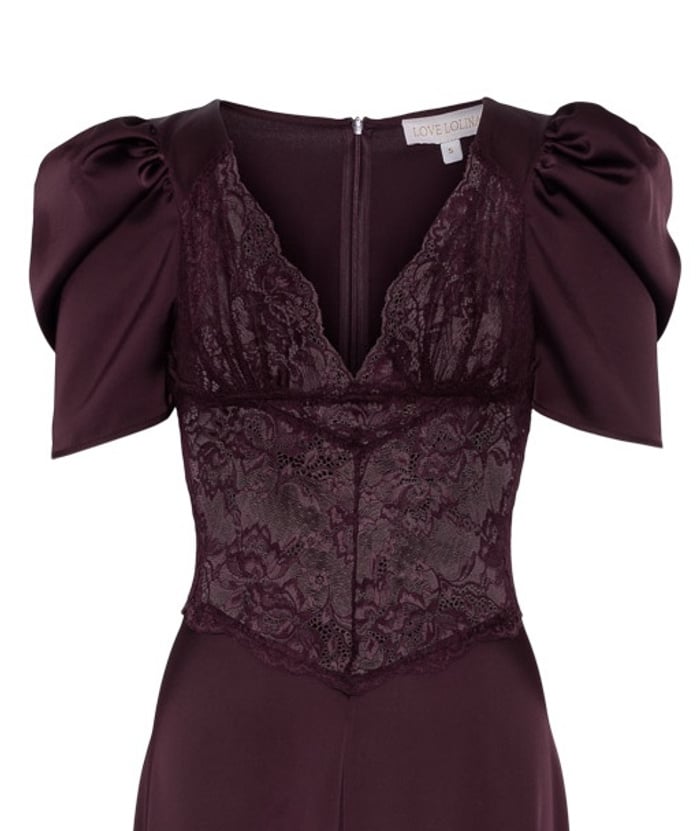 Love Lolina - Bluser & skjorter - Francis Top - Burgundy - Villoid