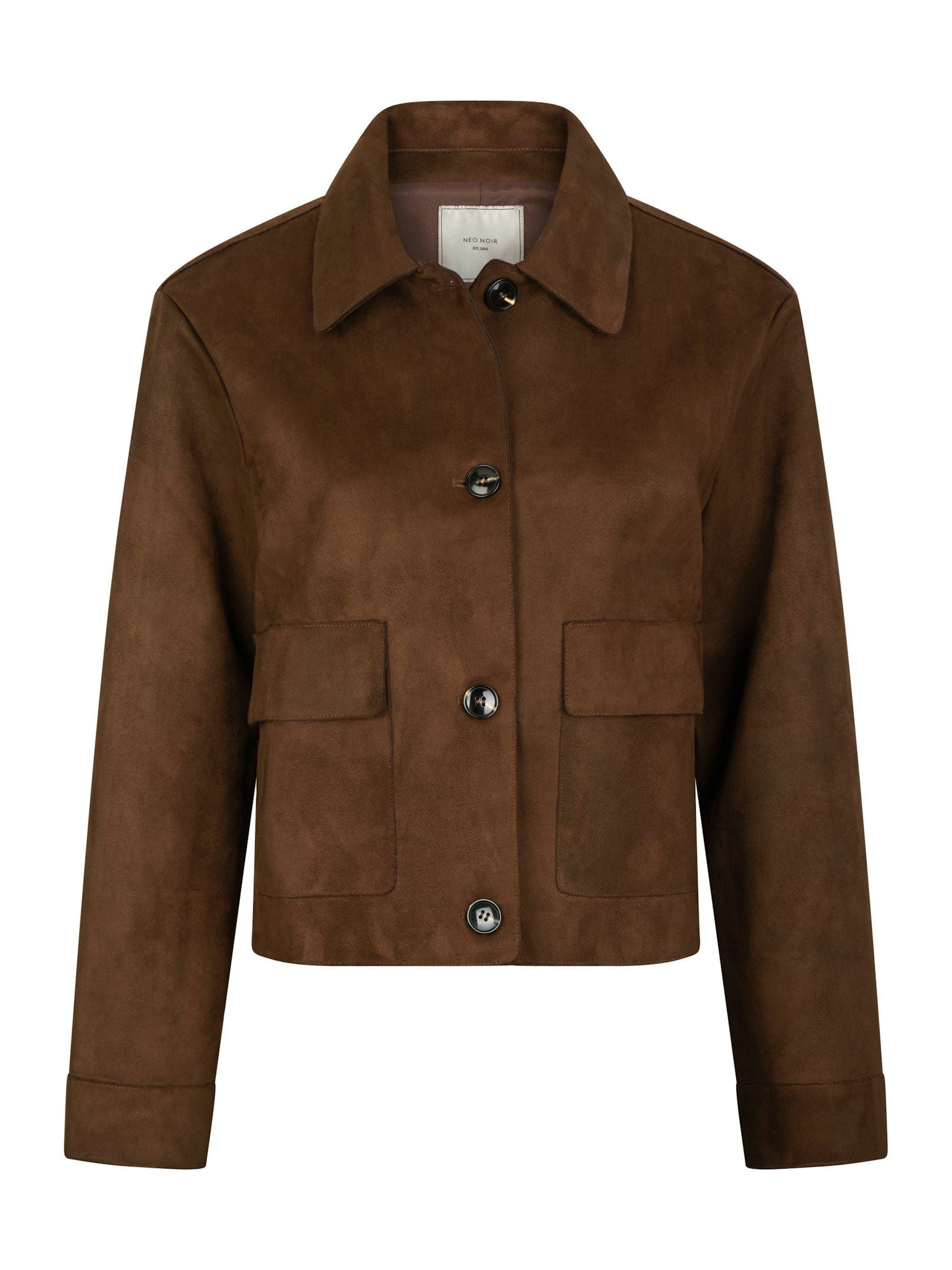 Neo Noir - Jakker - Romana Faux Suede Jacket - Brown - Villoid