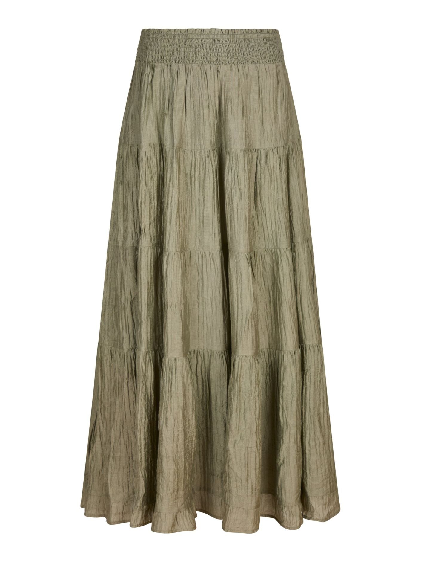 Neo Noir - Skjørt - Asta Crepe Skirt - Smoke Green - Villoid