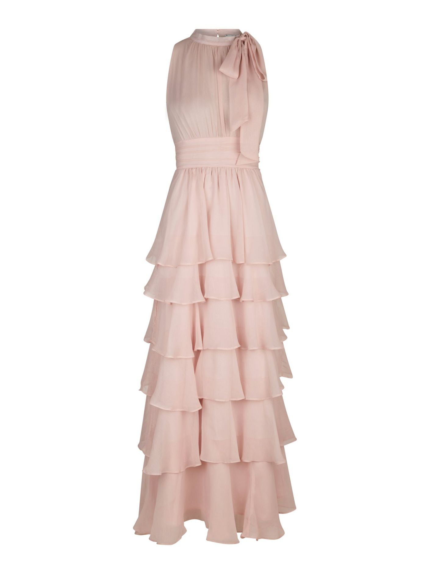 Neo Noir - Kjoler - Marli Solid Chiffon Dress - Rose - Villoid