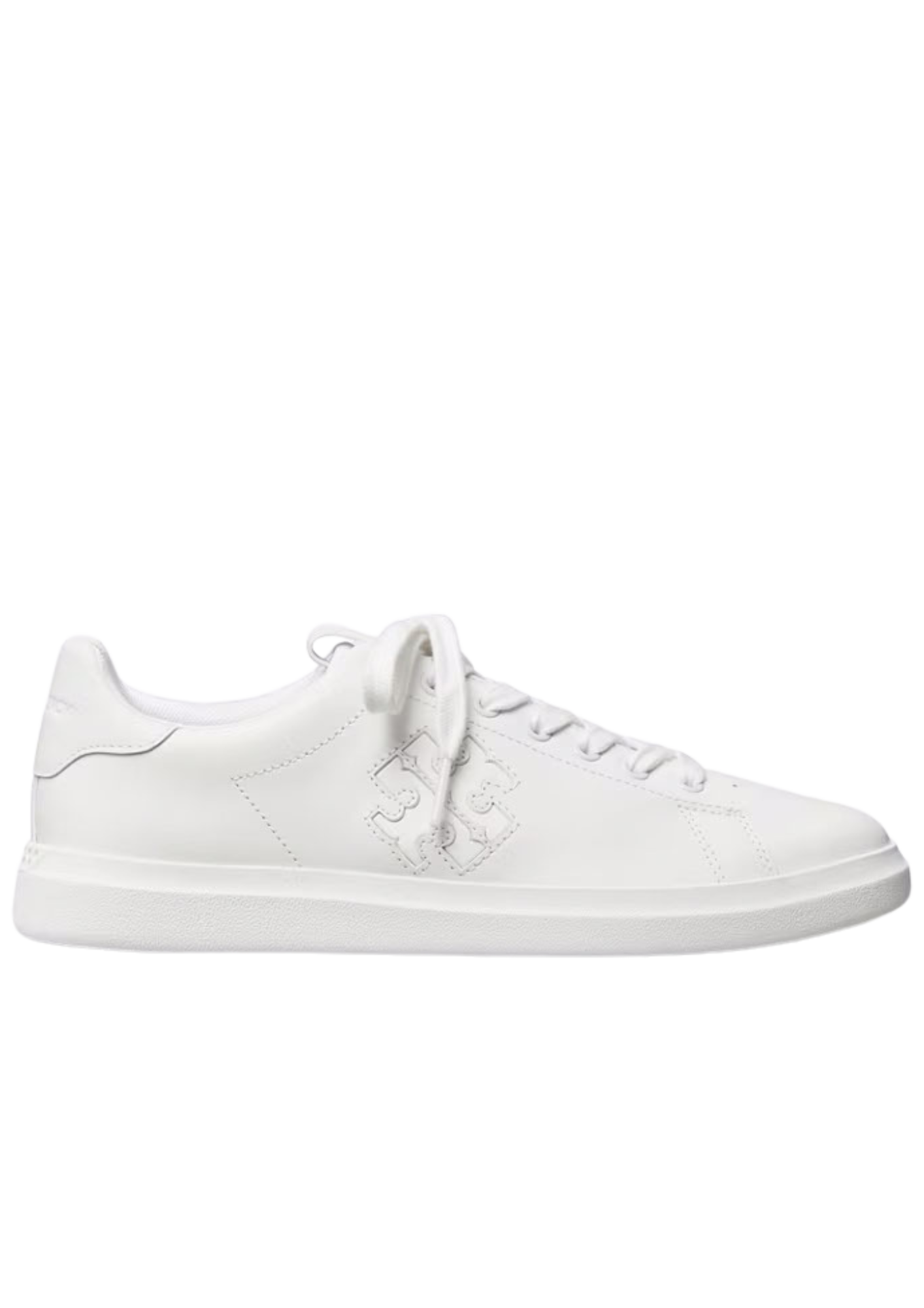 Tory Burch - Sko - Double T Howell Court - White / White - Villoid