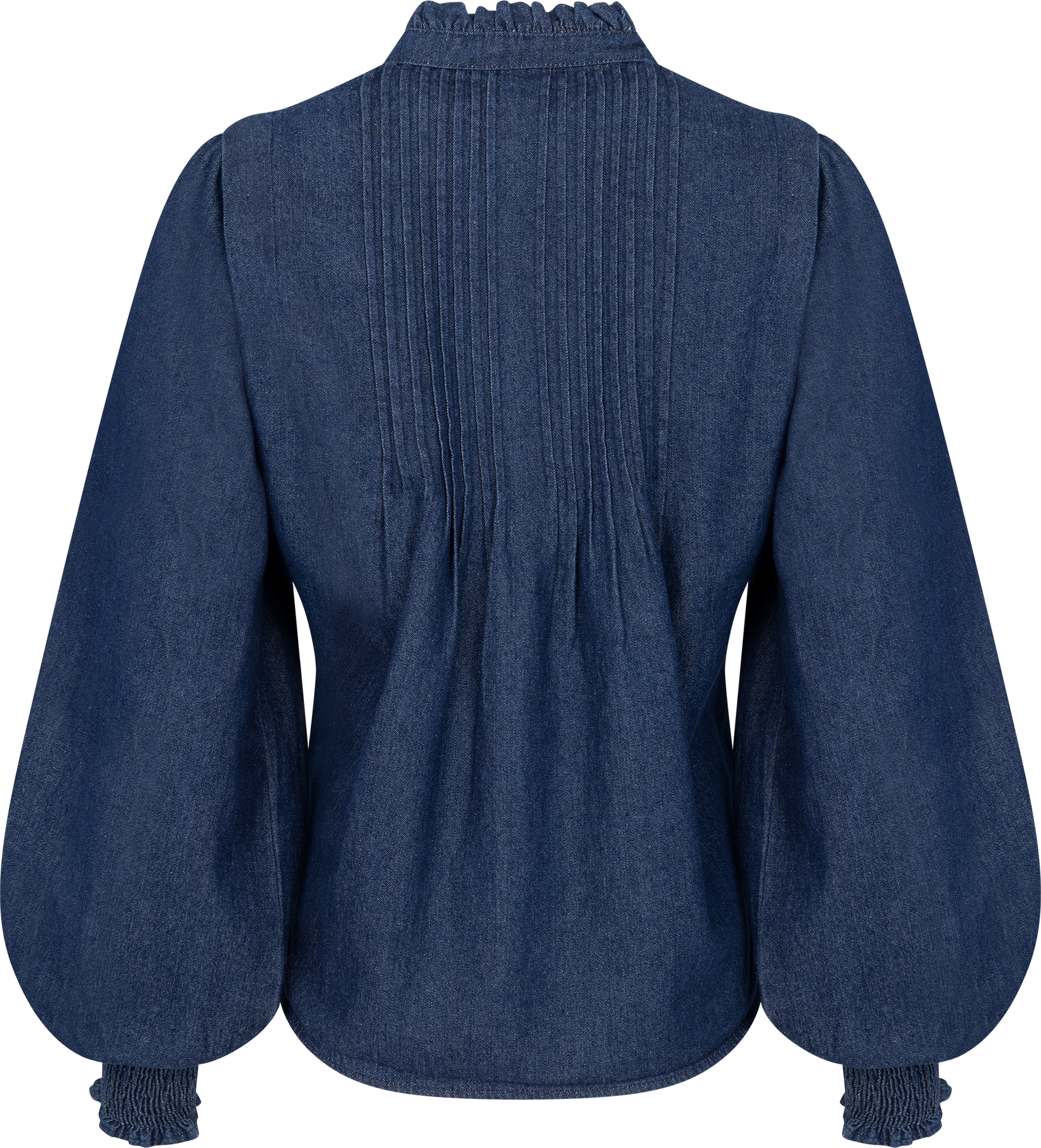 OSMINE af nor - Bluser & skjorter - Emma Denim Solid Blouse - Blue ...