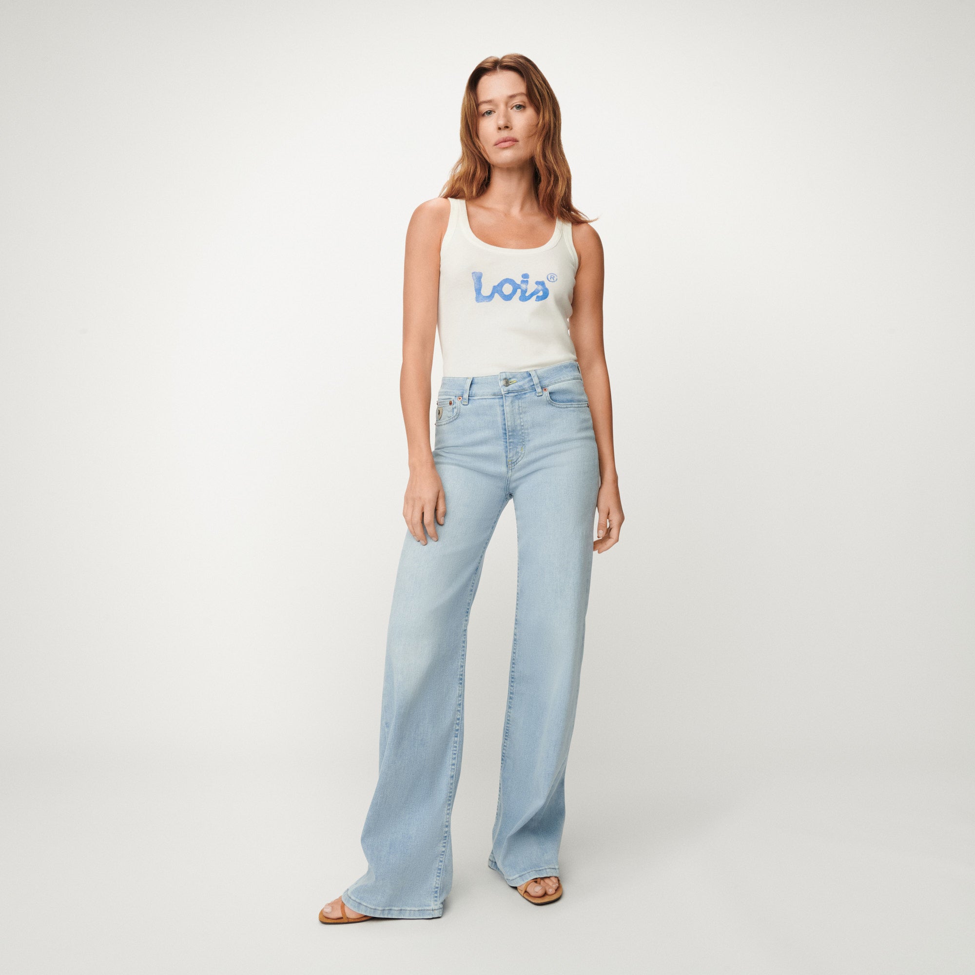 Lois Jeans - Jeans - Palazzo - Hypersoft Bleach - Bleach - Villoid