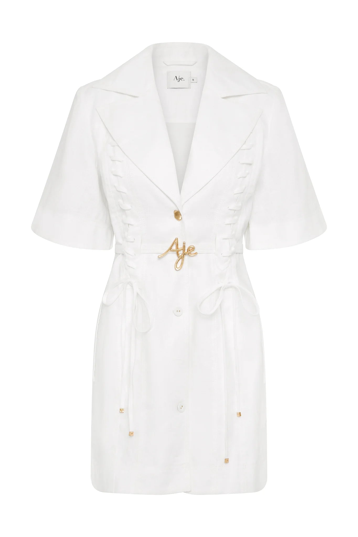 Aje - Kjoler - Ana Mini Dress - Ivory - Villoid