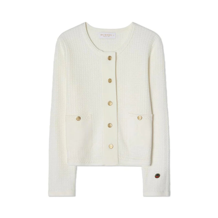 Busnel - Gensere - Estelle Cardigan - Ecru - Villoid