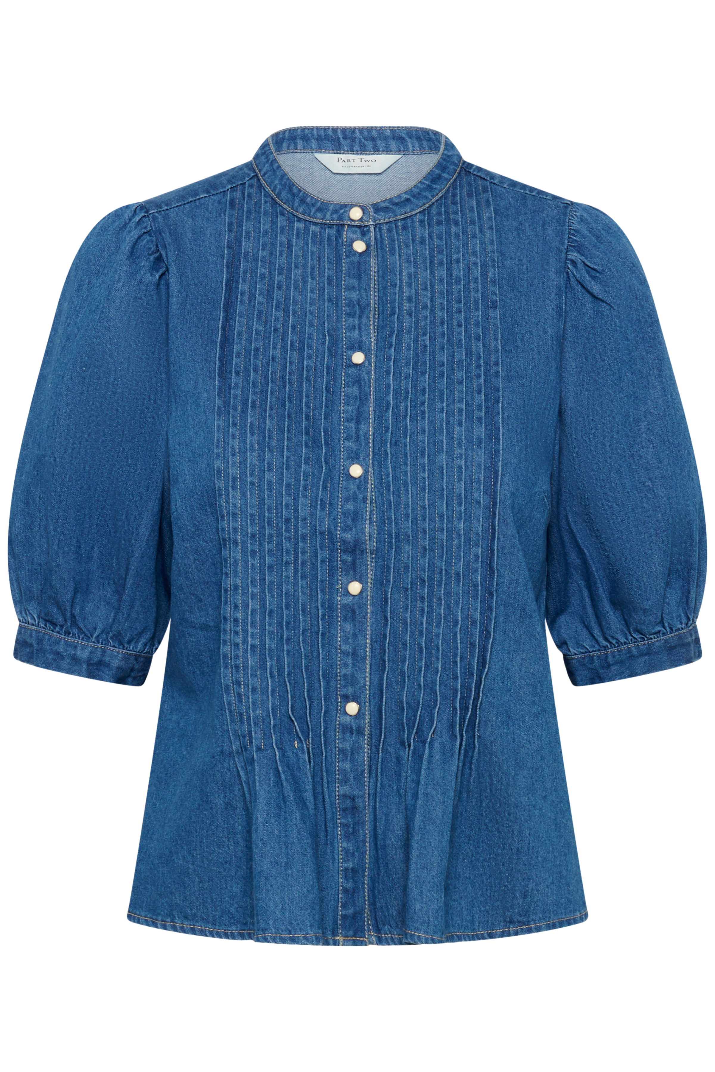 Part Two - Bluser & skjorter - Alesiapw Sh - Medium Blue Denim - Villoid