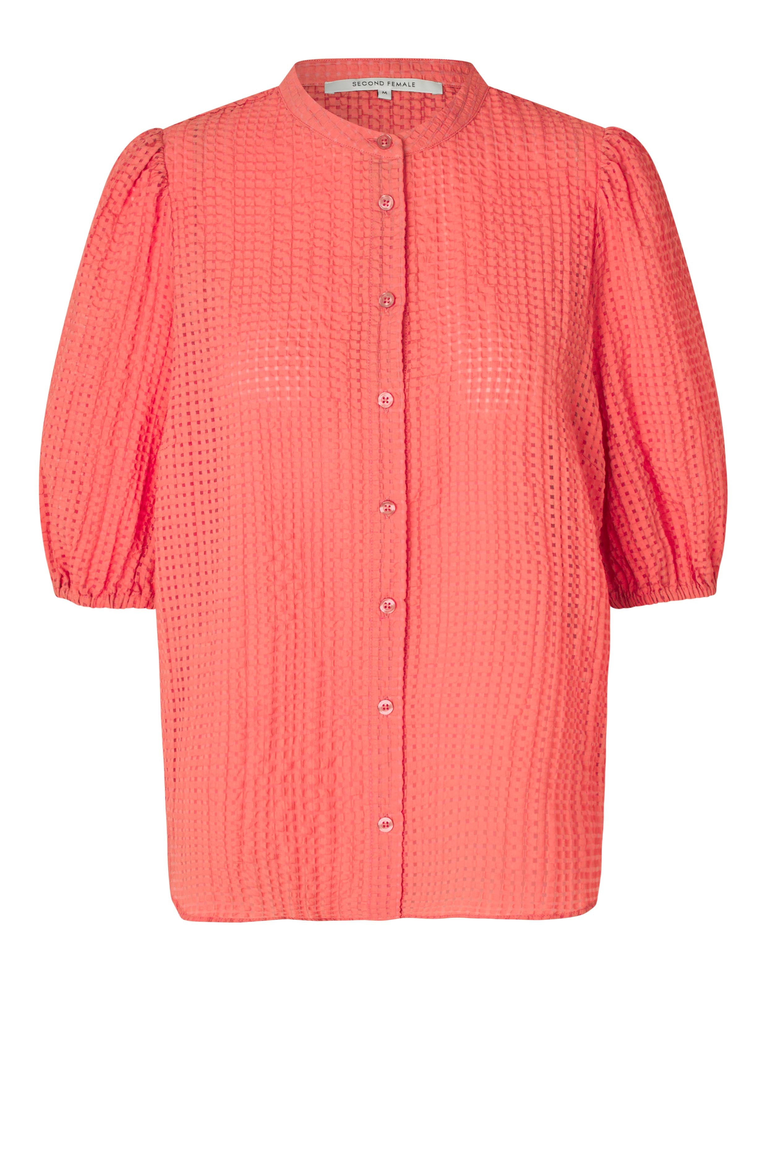 Second Female - Bluser & skjorter - Tascha Shirt - Spiced Coral - Villoid