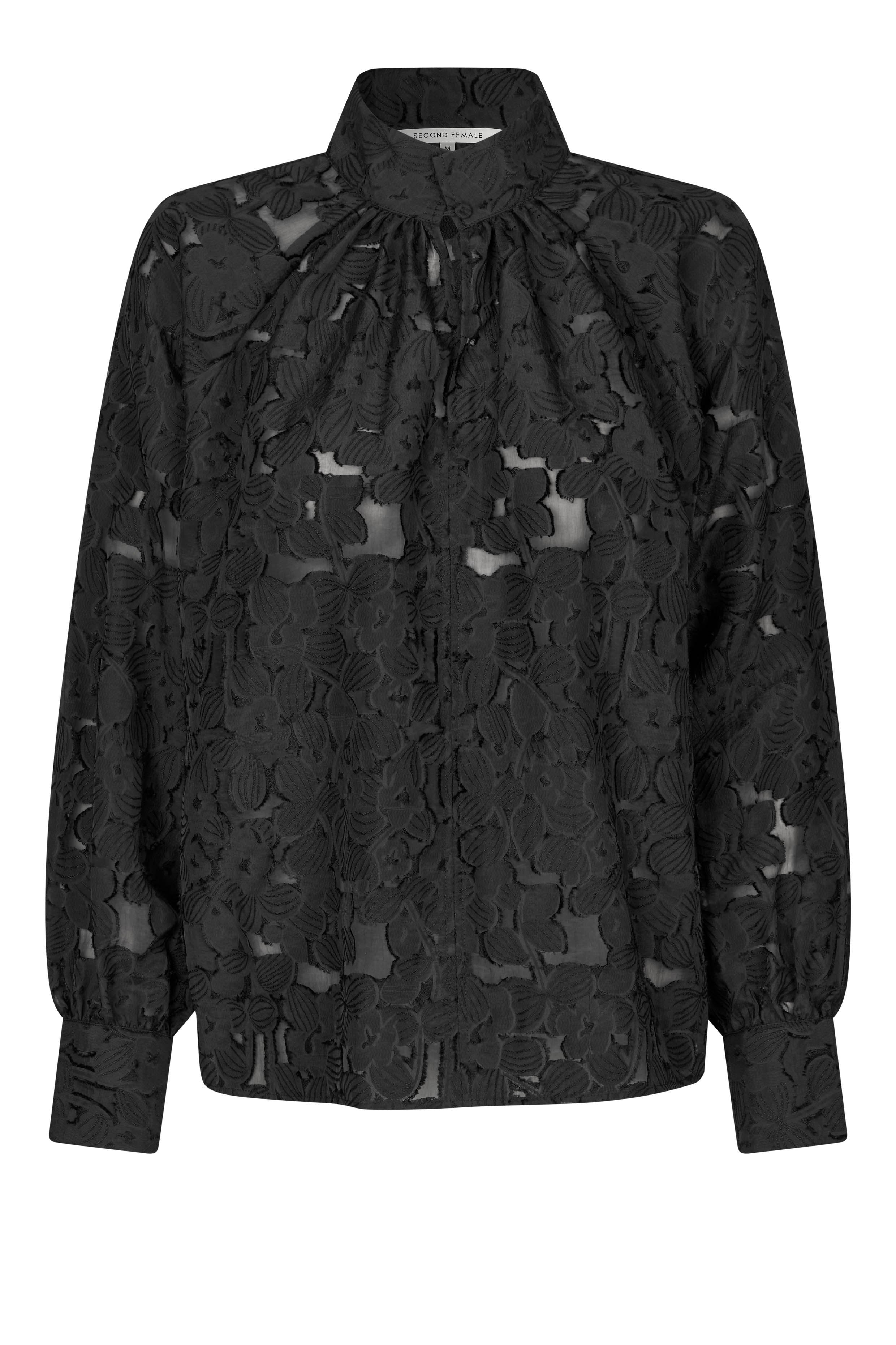 Second Female - Bluser & skjorter - Stary Blouse - Black - Villoid