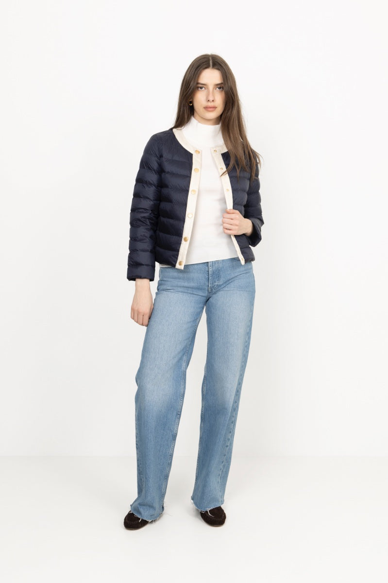 Busnel - Jakker - Indiana Down Jacket - Marine/Silver Birch - Villoid
