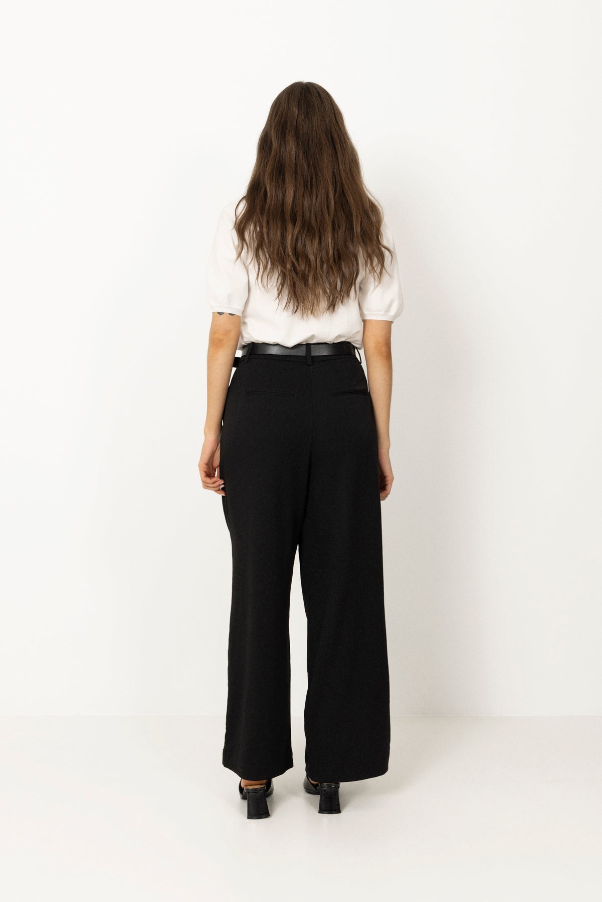 Moss Copenhagen - Bukser & shorts - Henrika Hw Pants - Black - Villoid