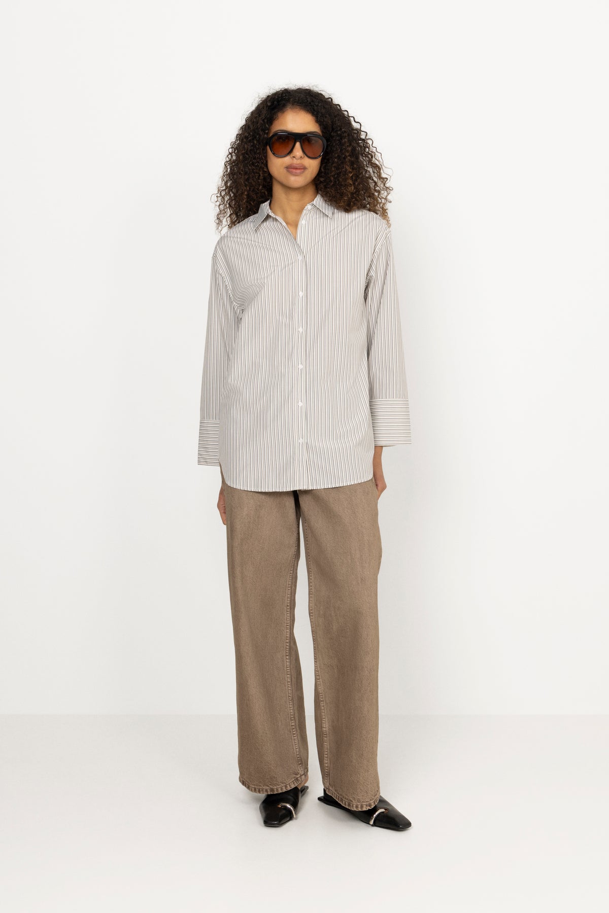 Moss Copenhagen - Bluser & skjorter - Rabea Zenika Shirt Stp - Egret M ...