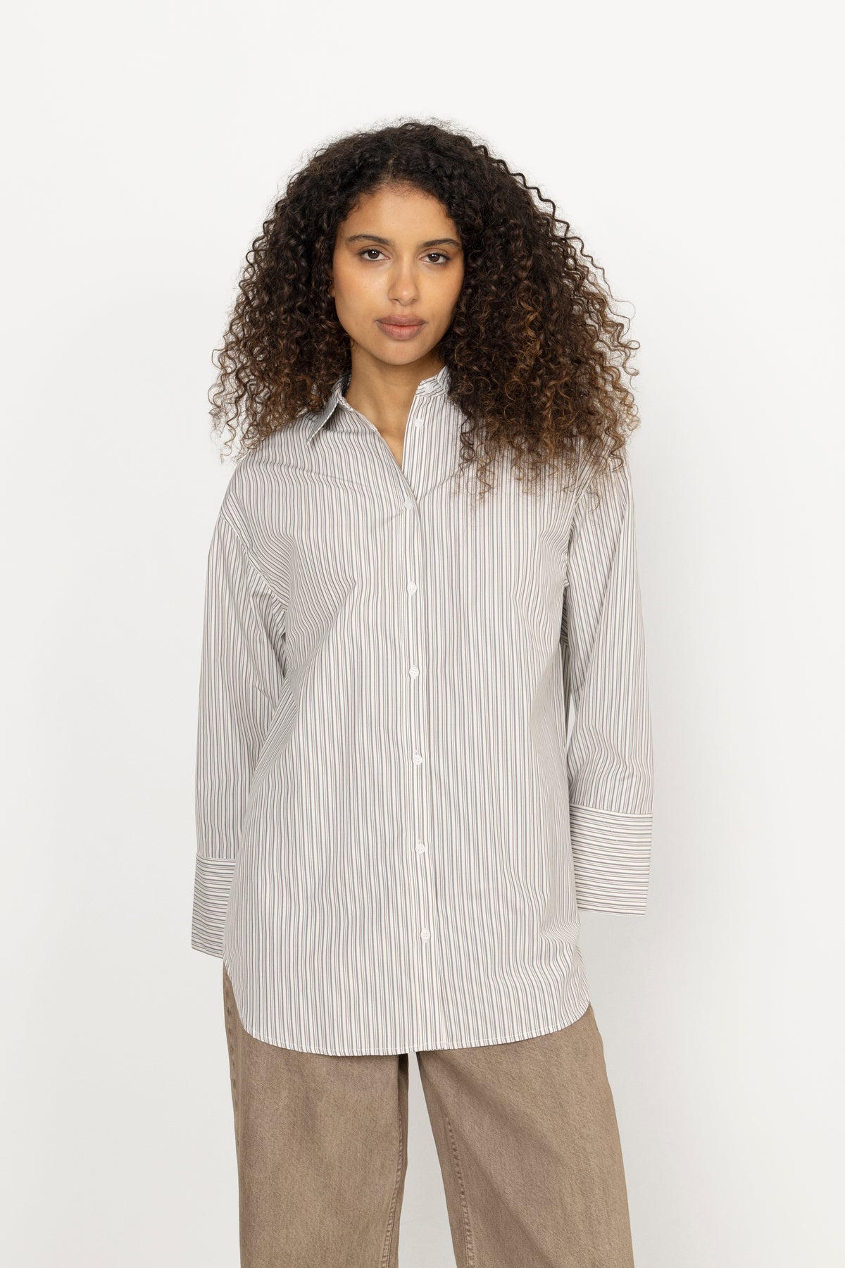 Moss Copenhagen - Bluser & skjorter - Rabea Zenika Shirt Stp - Egret M ...