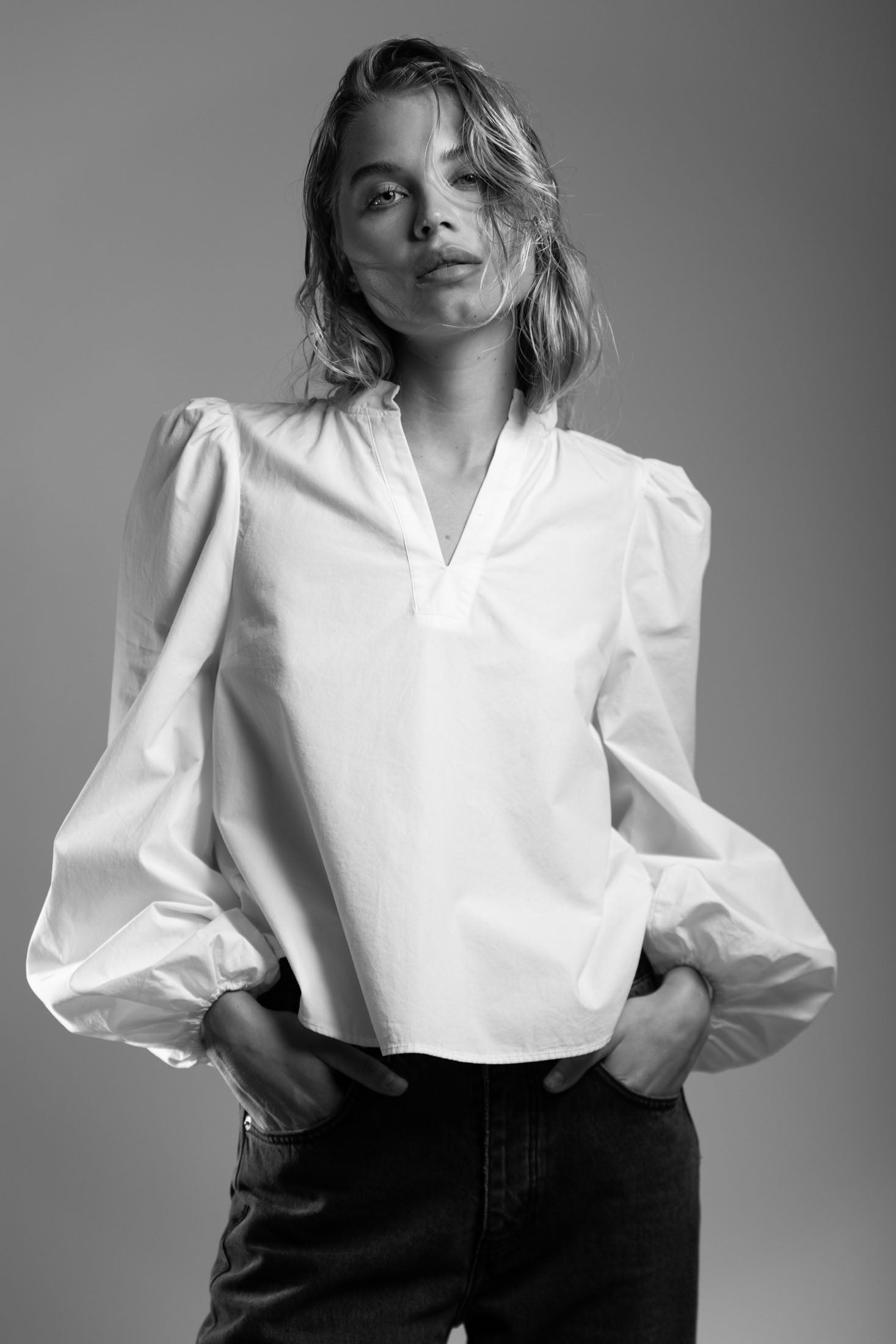 Infinity Blouse - White – VILLOID