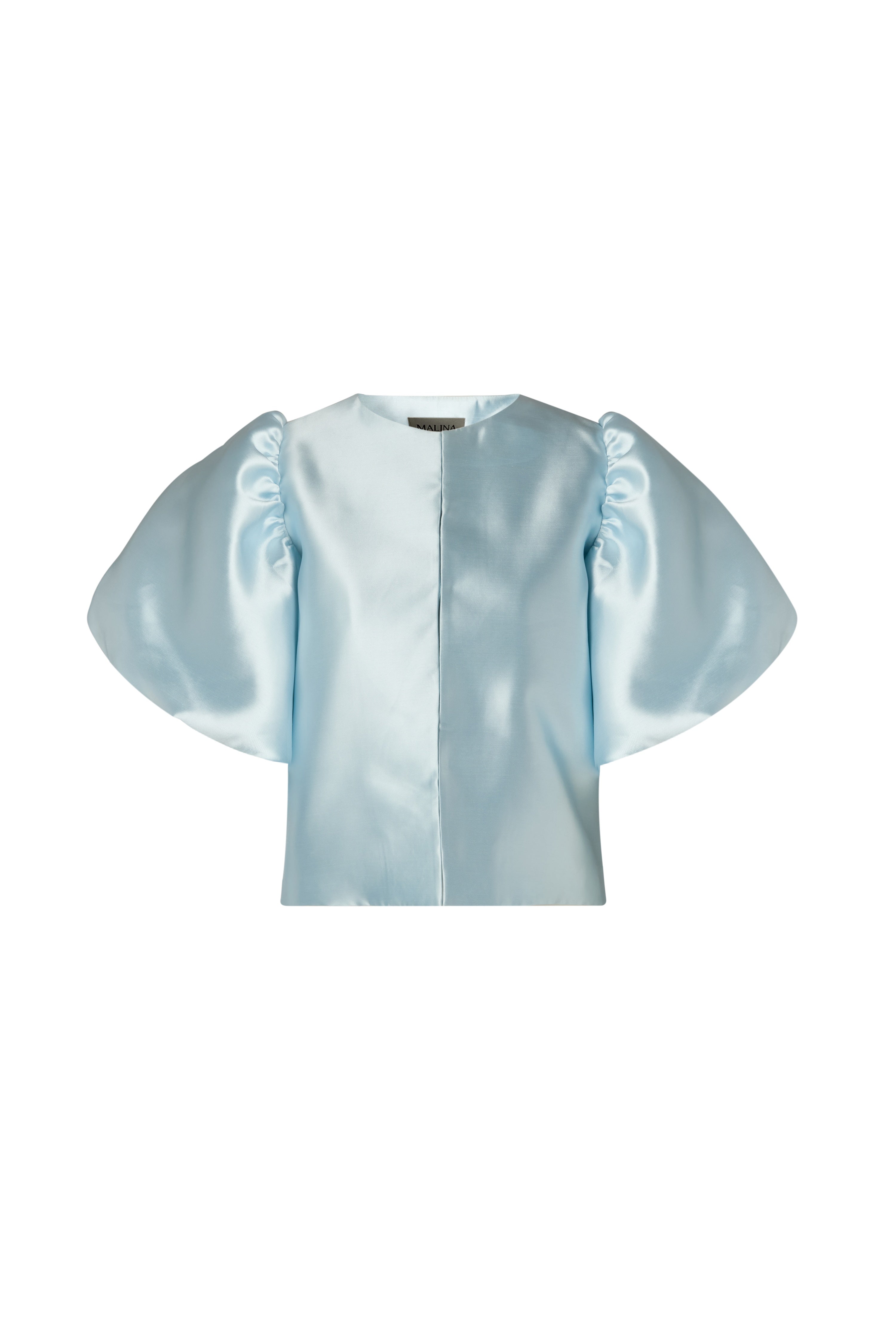 MALINA - Bluser & skjorter - Cleo Puff Sleeve Blouse - Ice Blue - Villoid