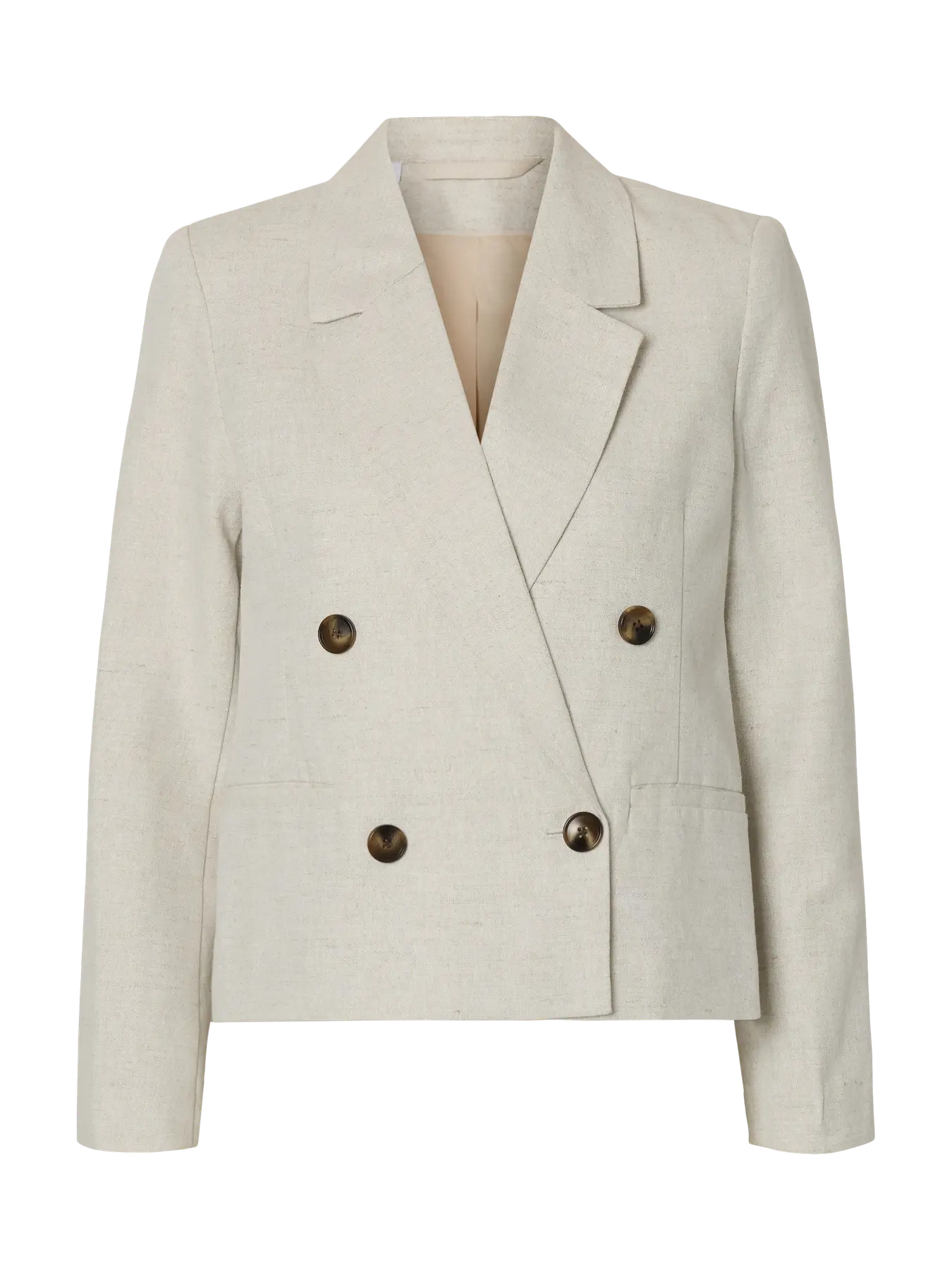 Selected Femme - Jakker - Venja Sun Ls Short Blazer - Nomad - Villoid