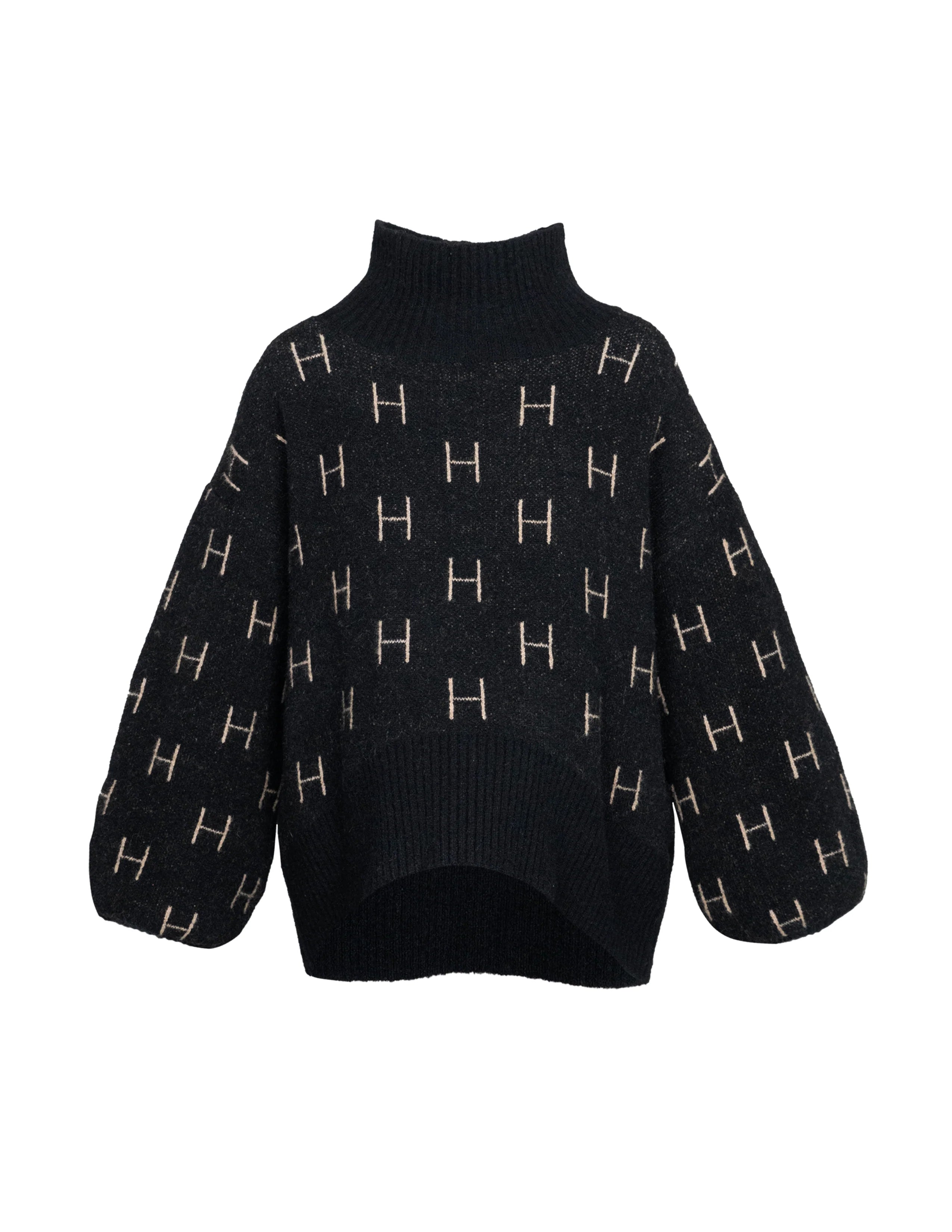 HÉST - Gensere - Fam Sweater Short - Black - Villoid