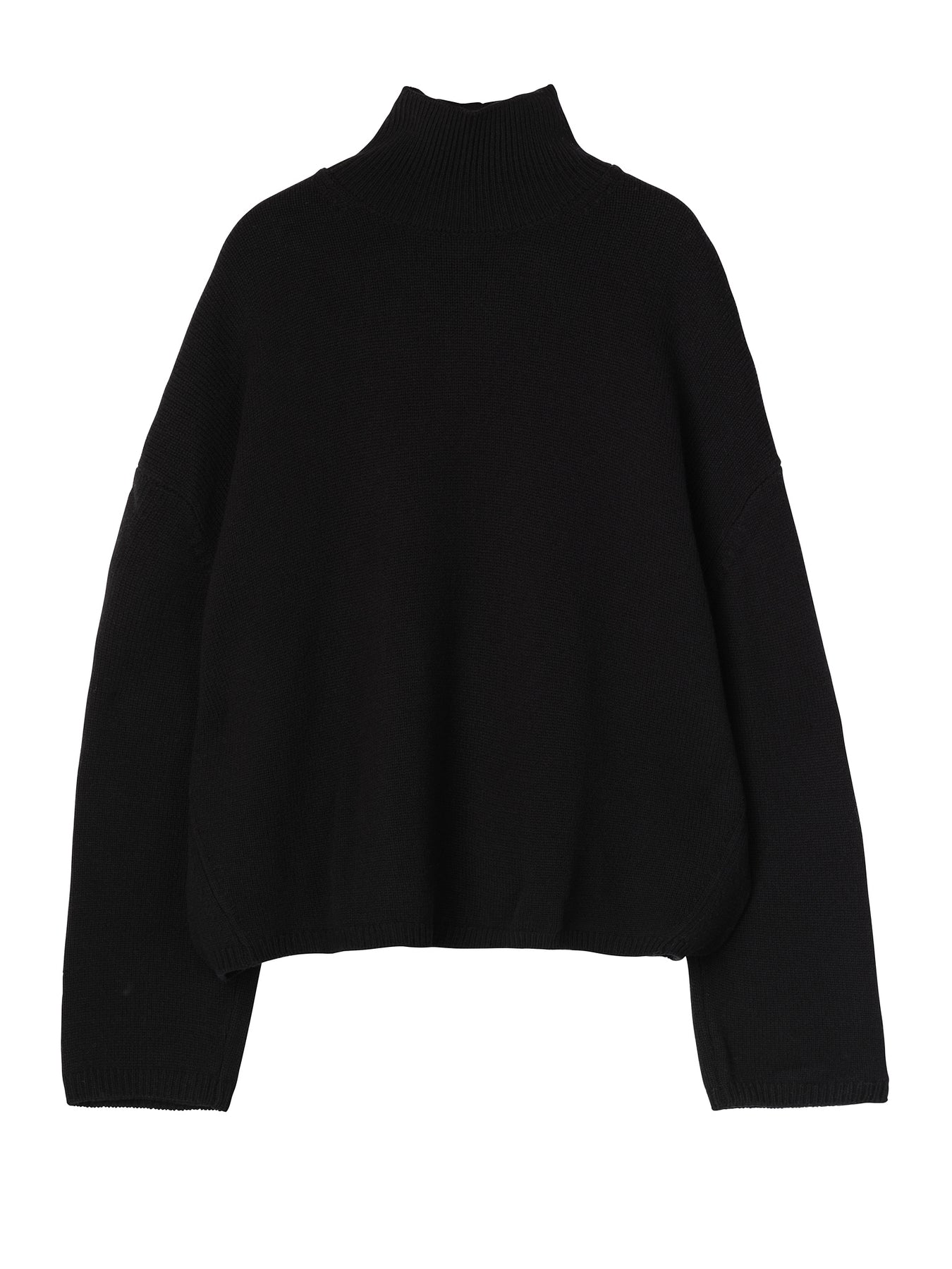 FWSS - Gensere - Chunky Turtleneck - Jet Black - Villoid