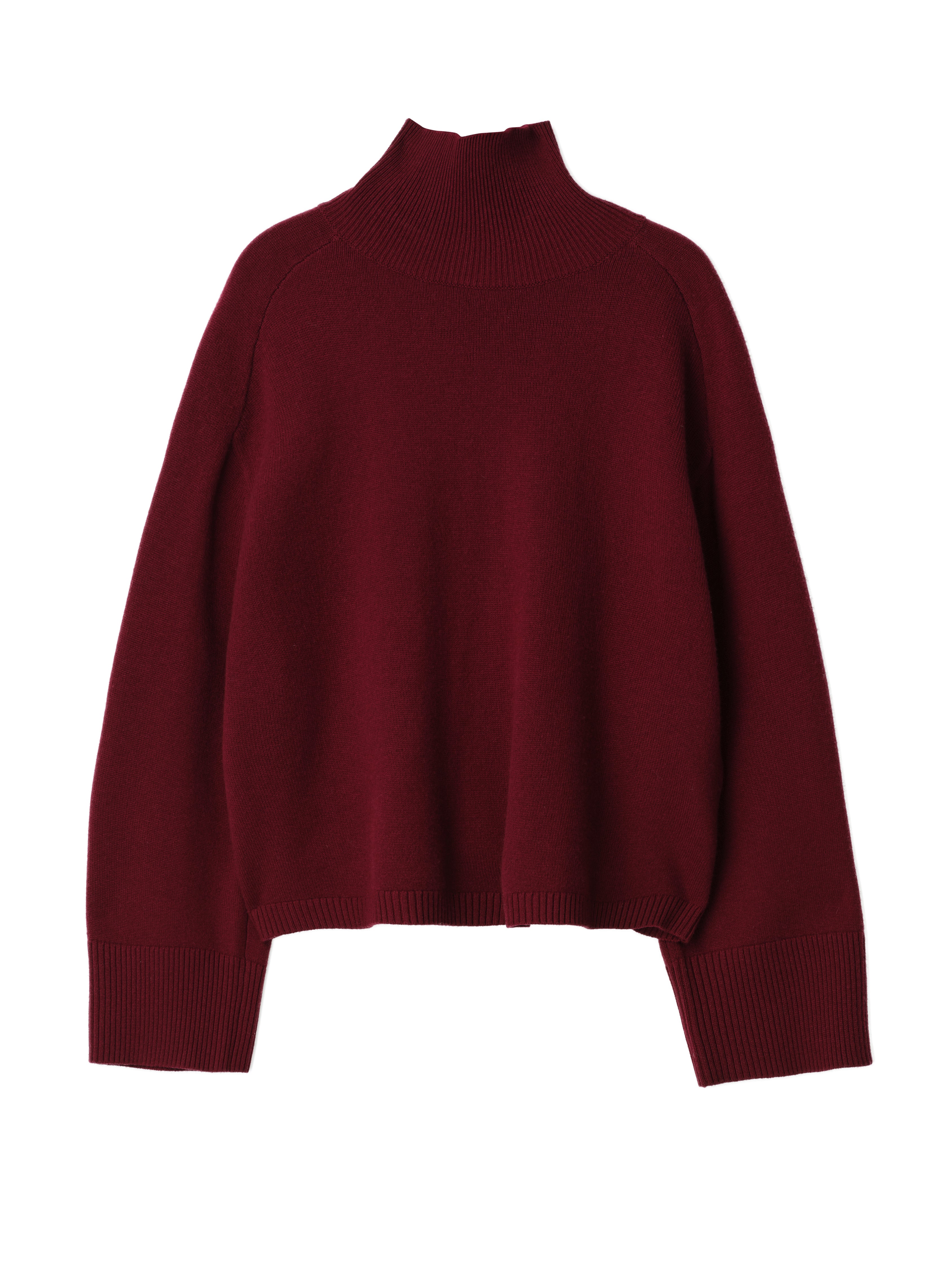 FWSS - Gensere - Cape Cod Turtleneck Sweater - Burgundy - Villoid