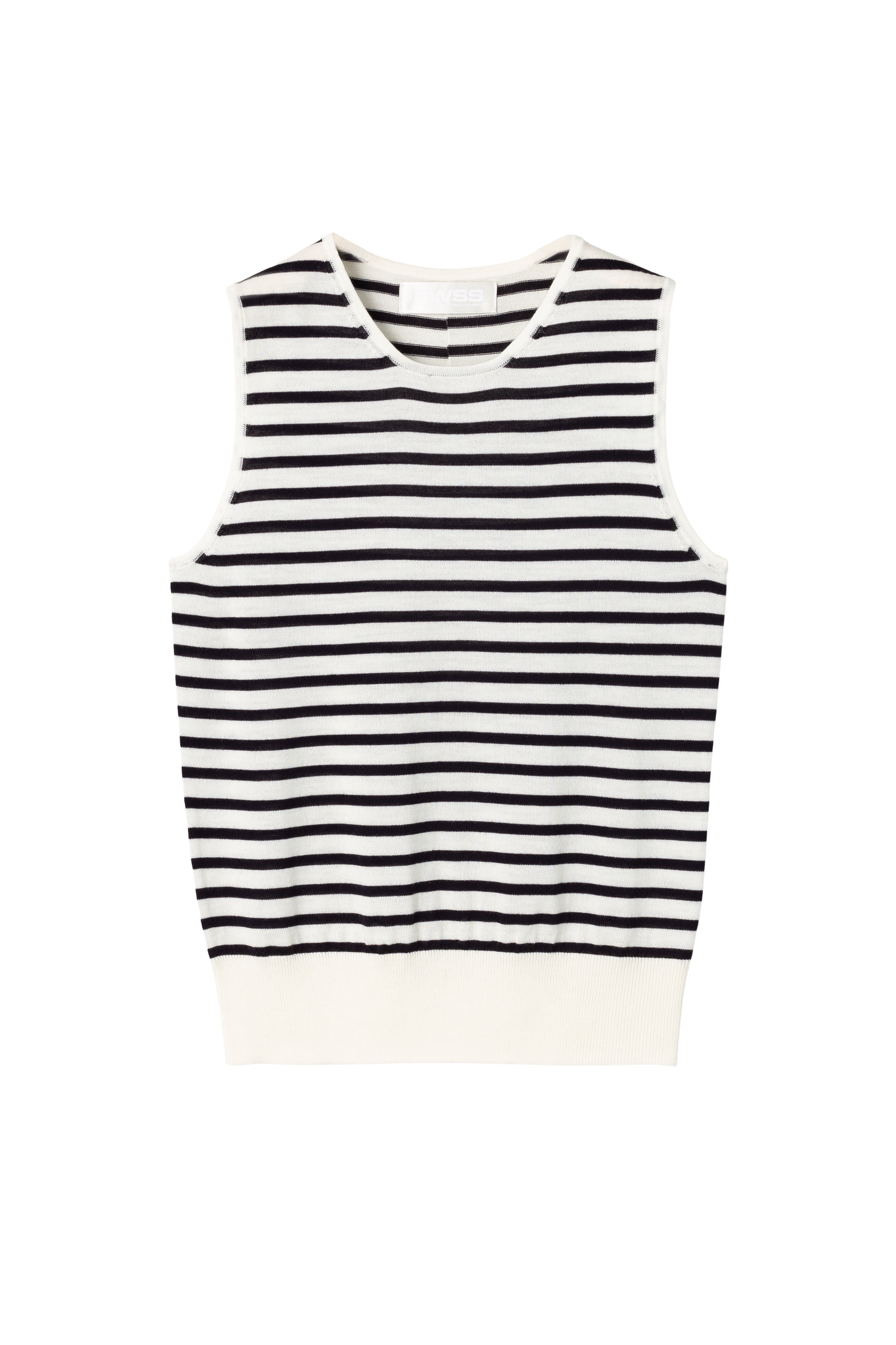 FWSS - T-skjorter & topper - Classic Merino Tank - Cream Navy Stripe ...