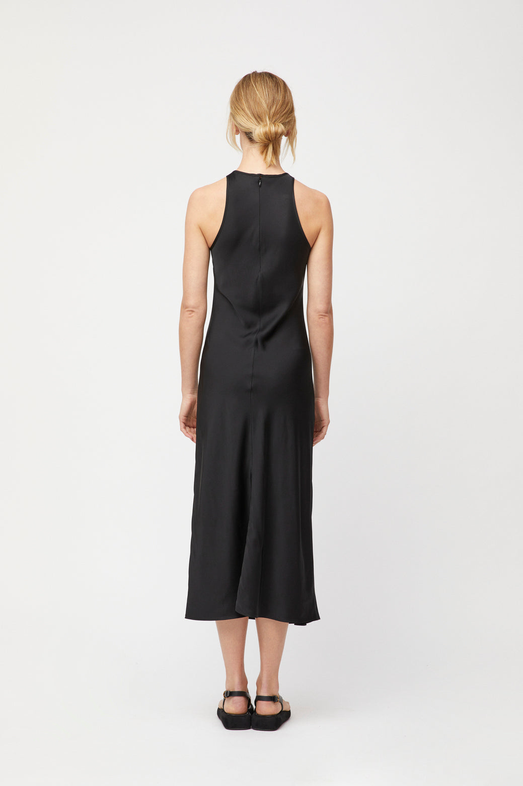 FWSS - Kjoler - Bias Cut Spark Dress - Jet Black - Villoid