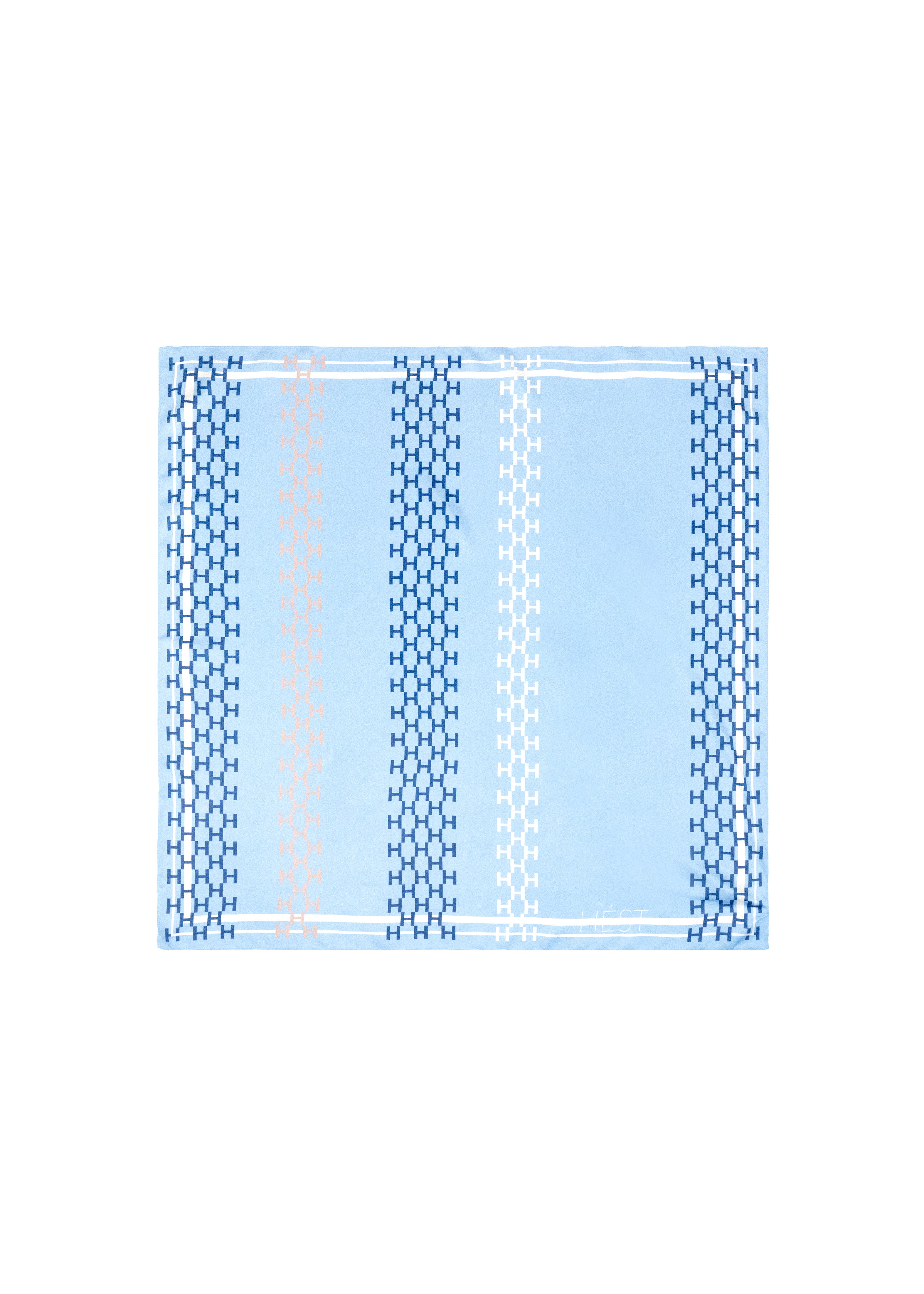 HÉST - Tilbehør - Isadora Silk Scarf Small - Skyway - Villoid