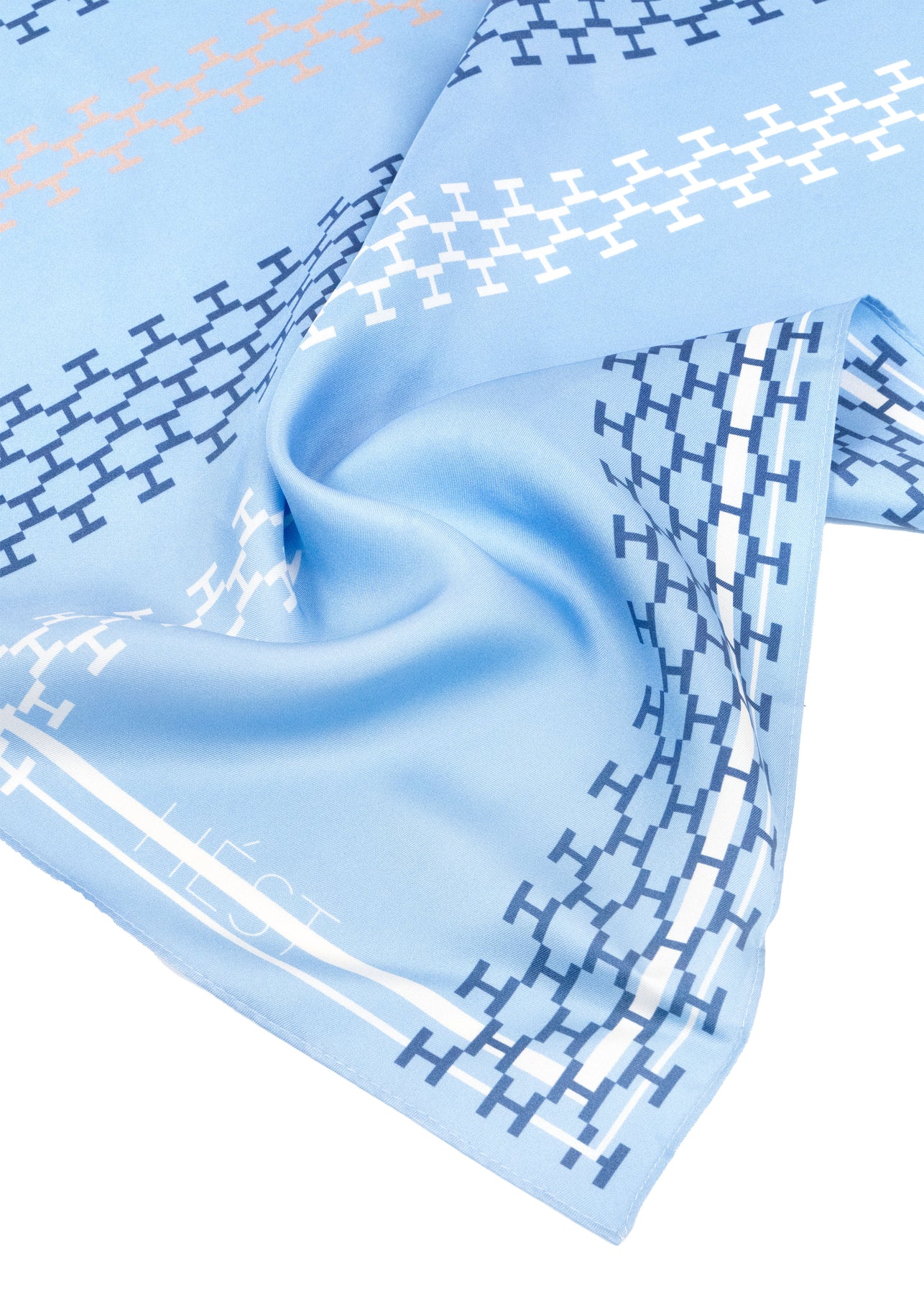 HÉST - Tilbehør - Isadora Silk Scarf Small - Skyway - Villoid