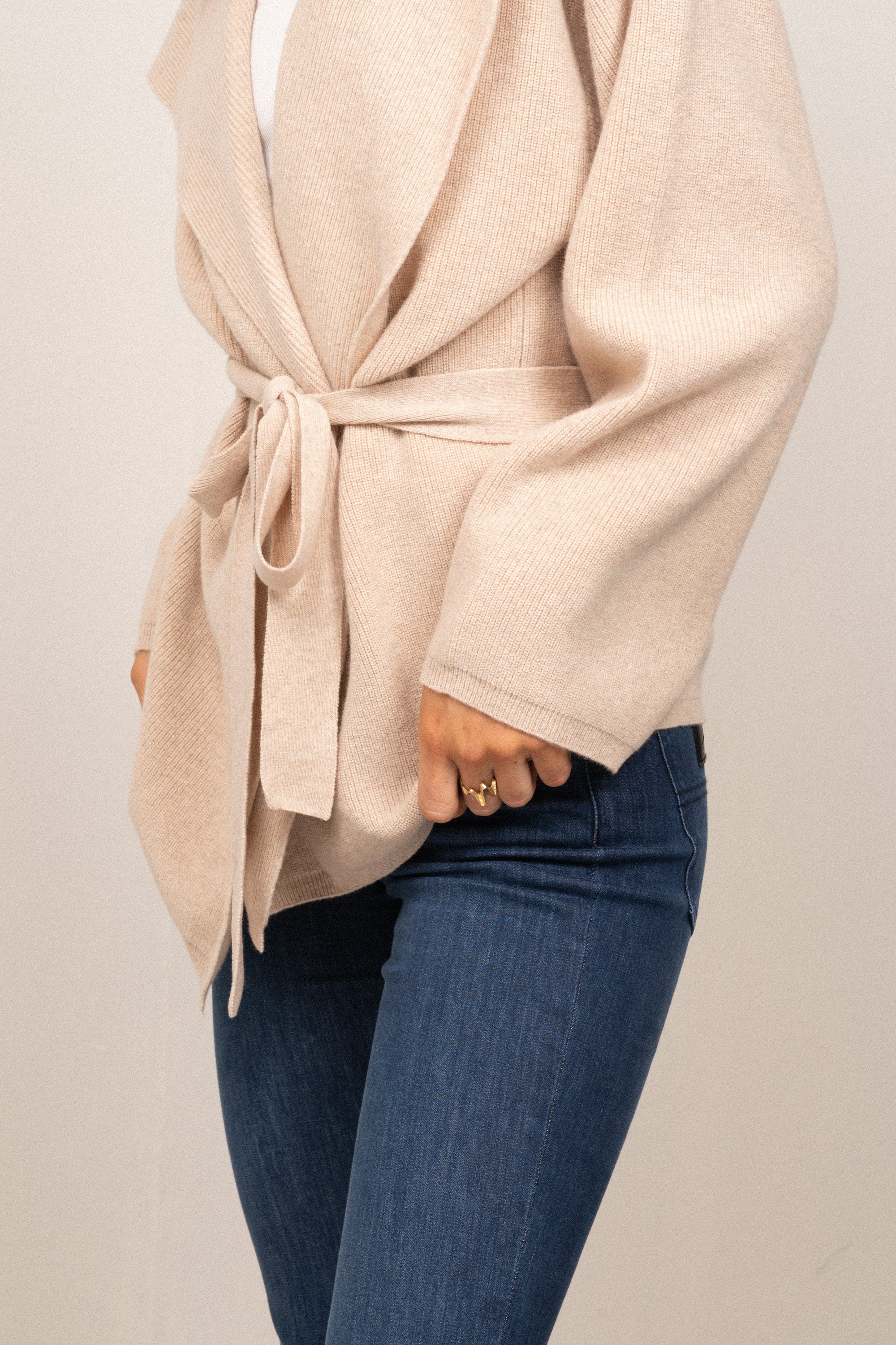 IBEN - Gensere - Port Cardigan HT - Beige - Villoid