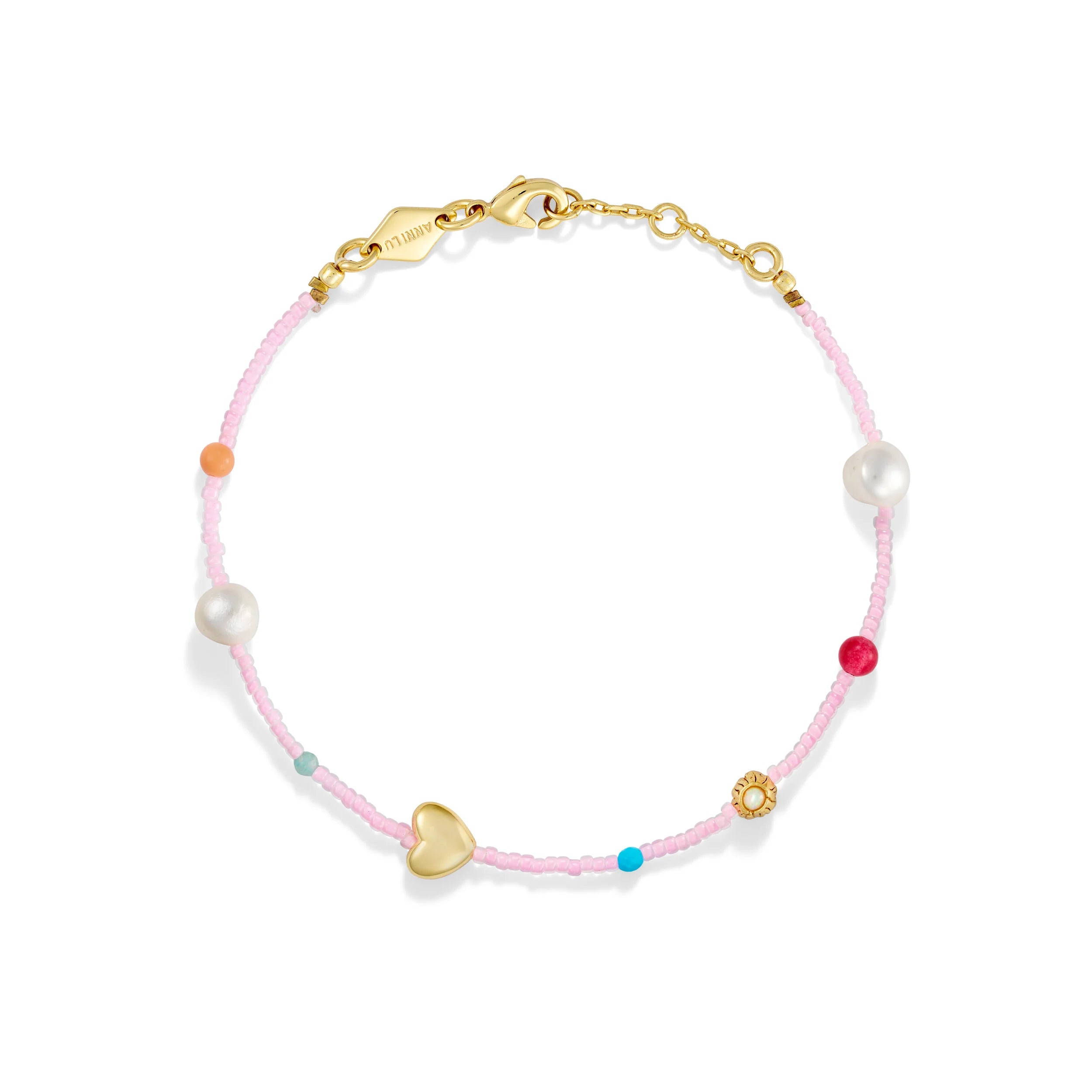 ANNI LU - Smykker - Oh So Fine Bracelet - Sweet Pink - Villoid