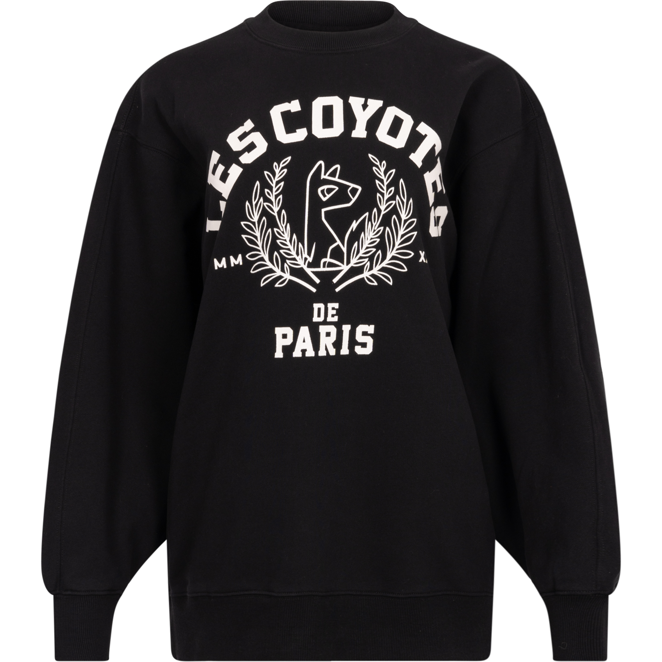 Les Coyotes de Paris - Gensere - Mascotte Logo Sweatshirt - Noir - Villoid