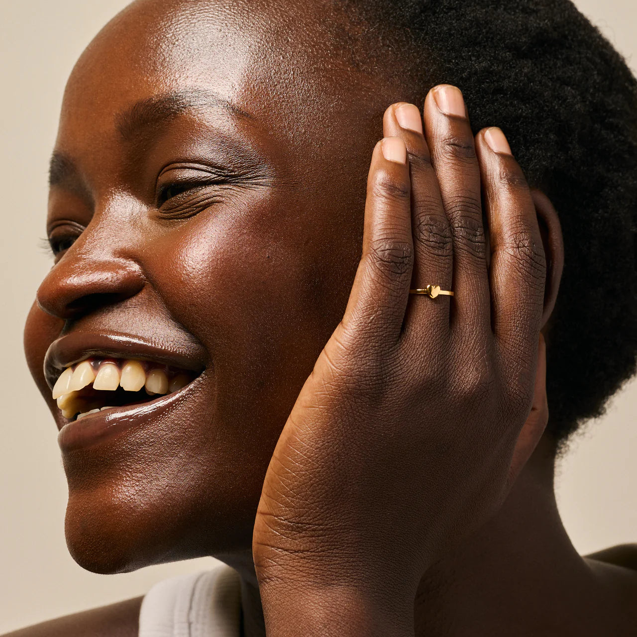 ENAMEL Copenhagen - Tilbehør - Amore Ring - Gold - Villoid