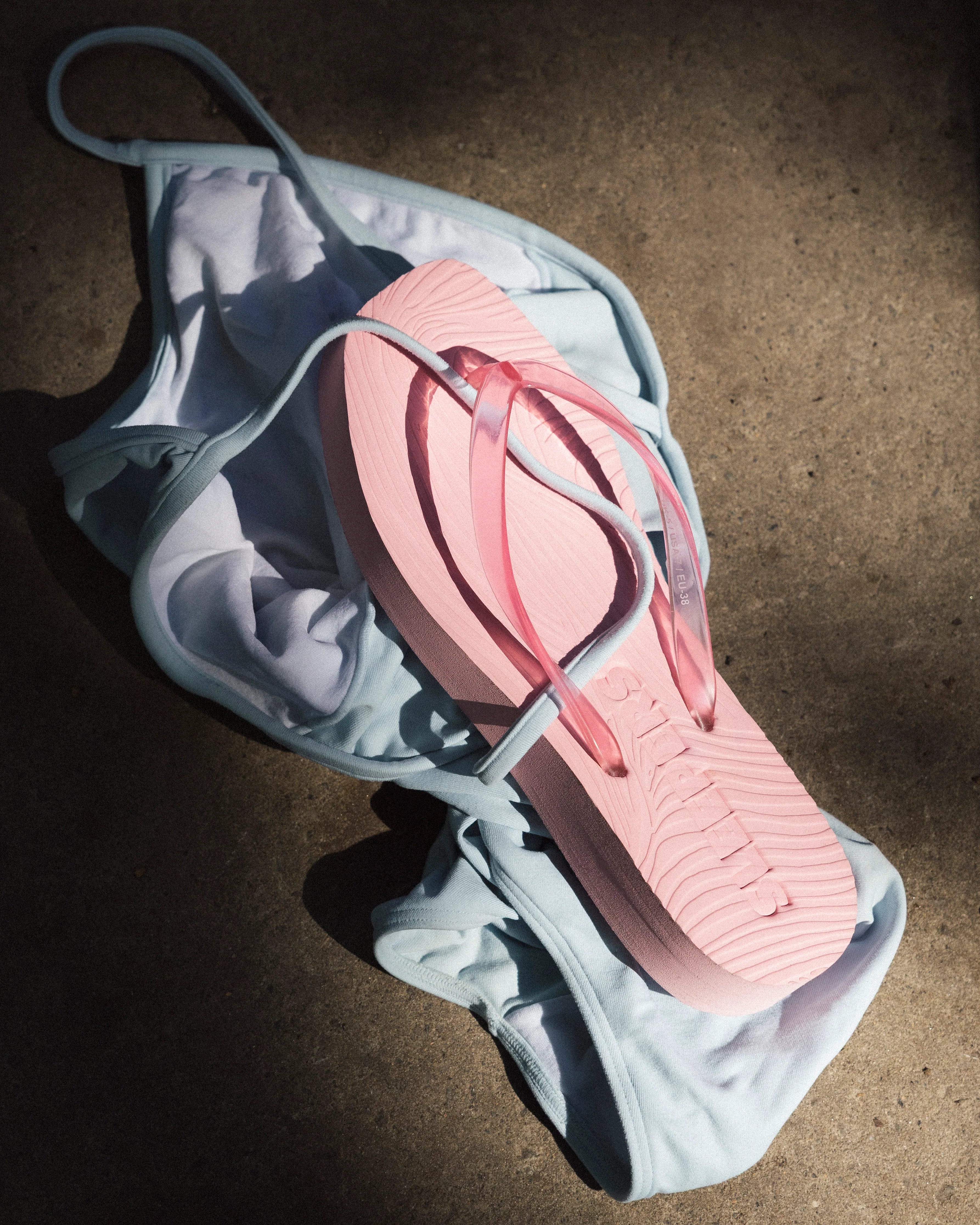 Sleepers - Sko - Tapered Platform Transparent - Pink Trans - Villoid