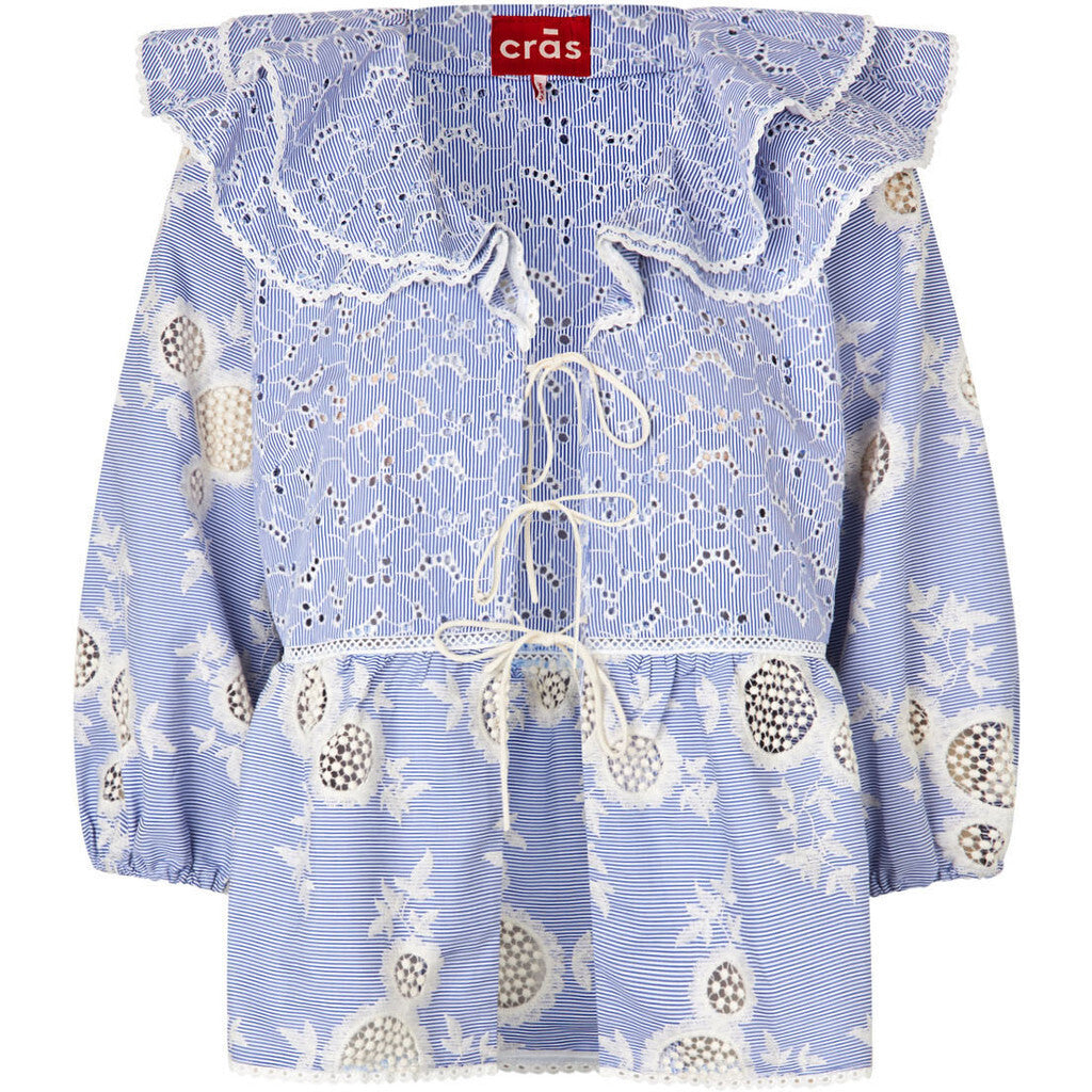 Cras Cph - Bluser & skjorter - Sansa Shirt - Blue Mix - Villoid