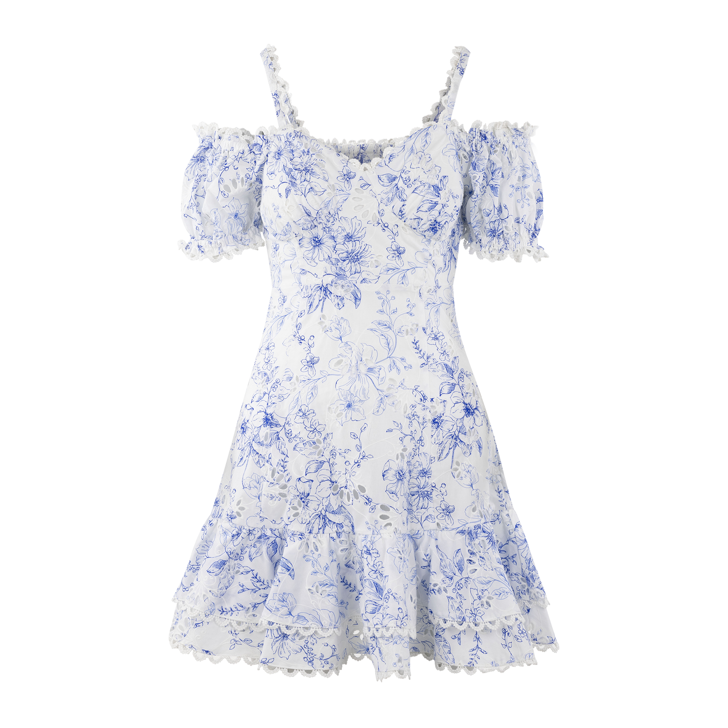 Urban Pioneers - Kjoler - Gianna Dress - Blue Aop - Villoid