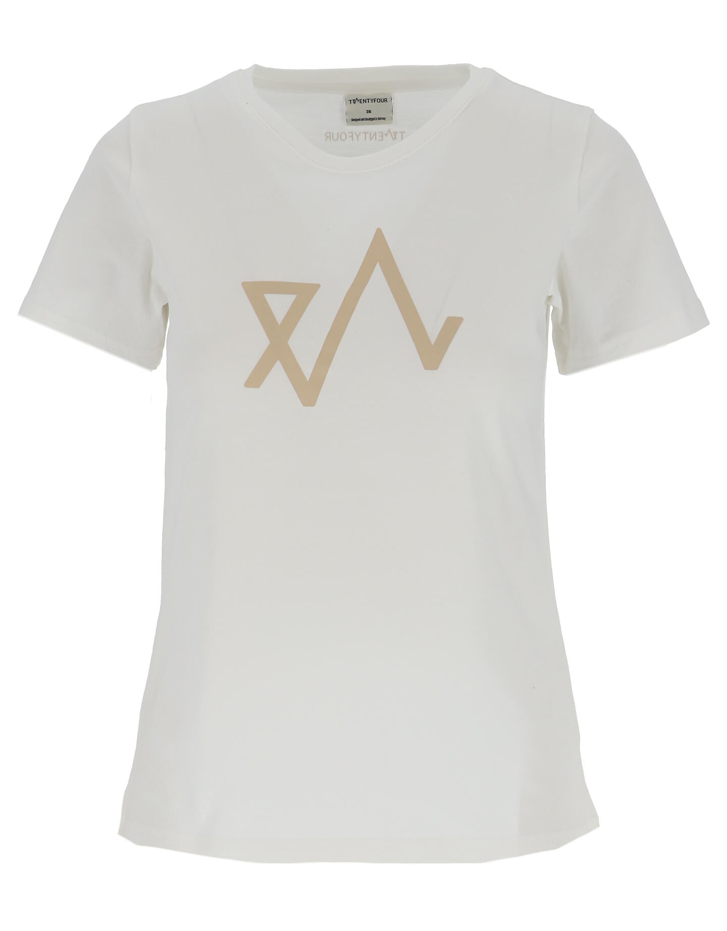 Twentyfour - T-skjorter & topper - Logo T-Skjorte - Hvit - Villoid