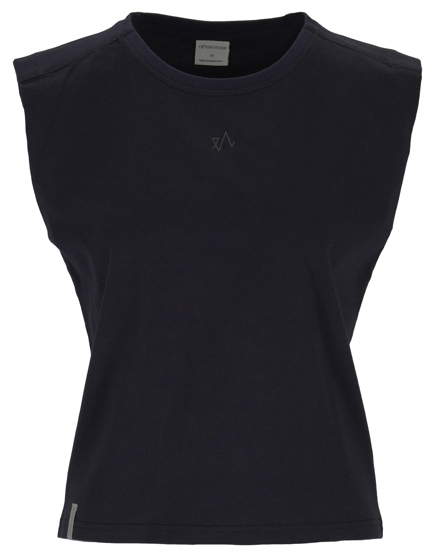 Twentyfour - T-skjorter & topper - Mode Sleeveless Tee - Sort - Villoid