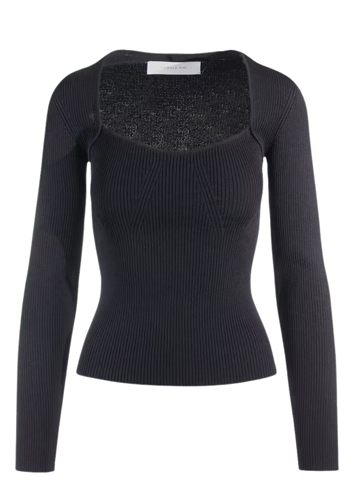 Camilla Pihl - Gensere - Lyneth Knit - Black - Villoid